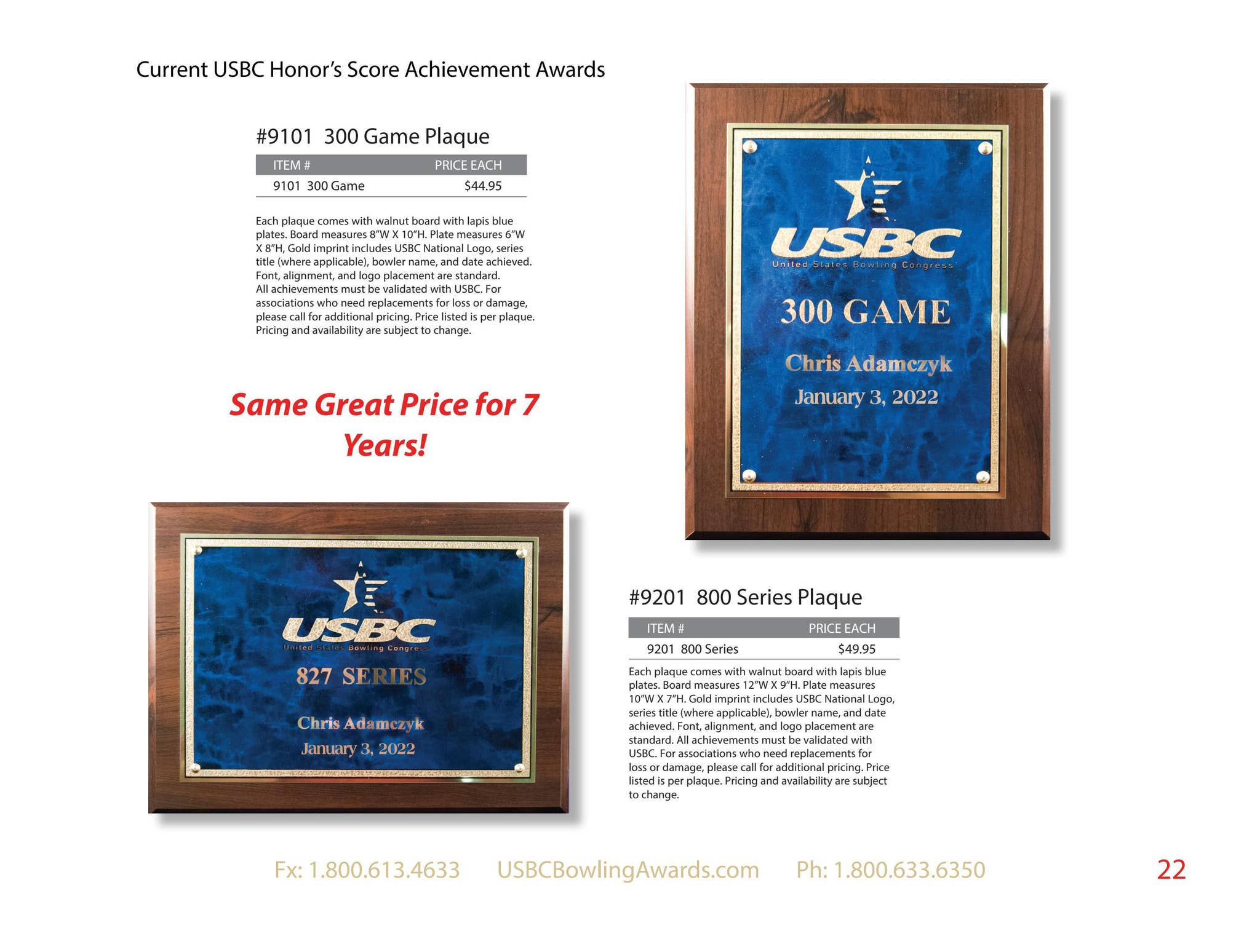 2022 Award Company and USBC Special Achievement Awards: Volume 9 by ...