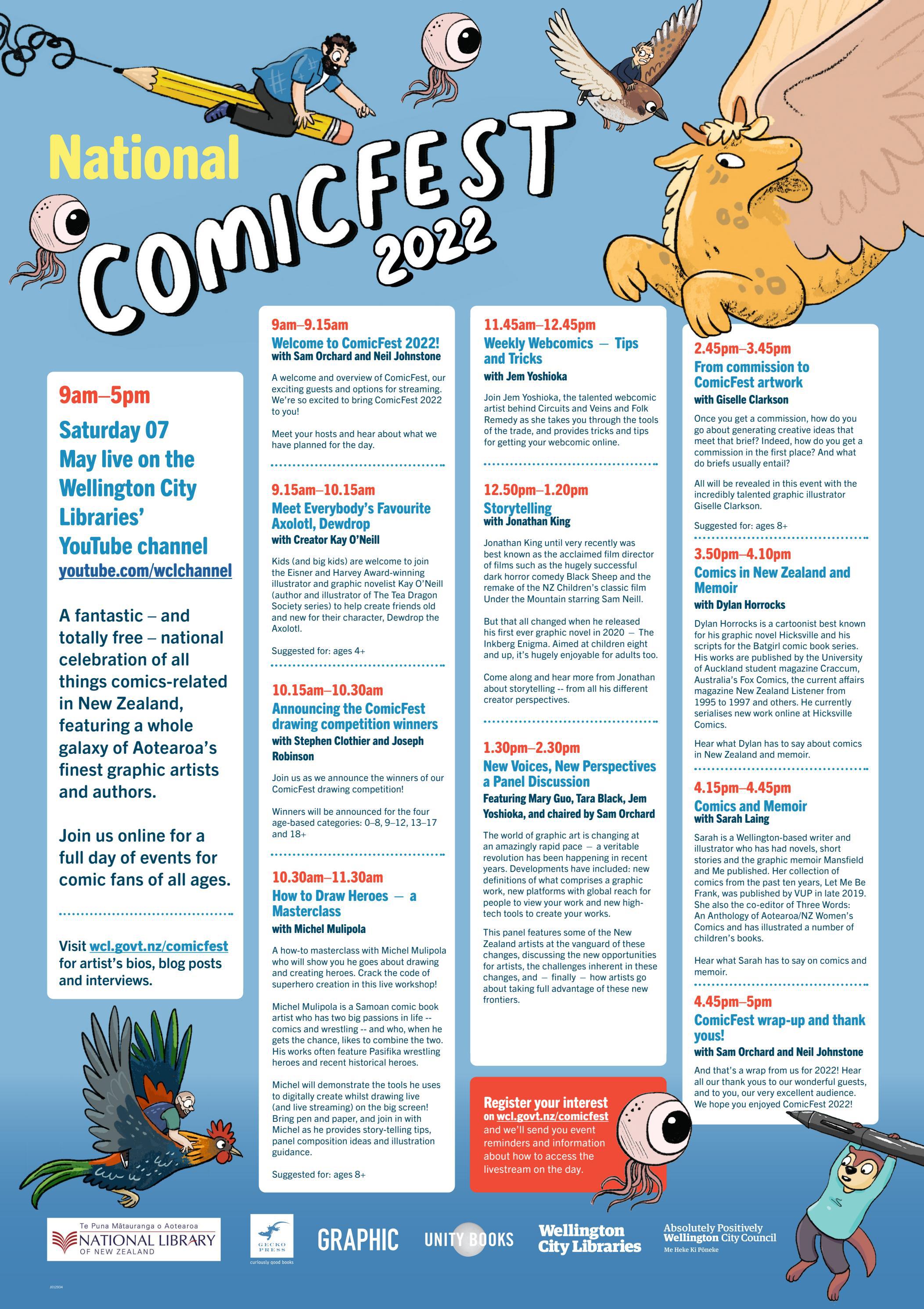 ComicFest 2022 Programme by wellingtoncitylibraries - Issuu
