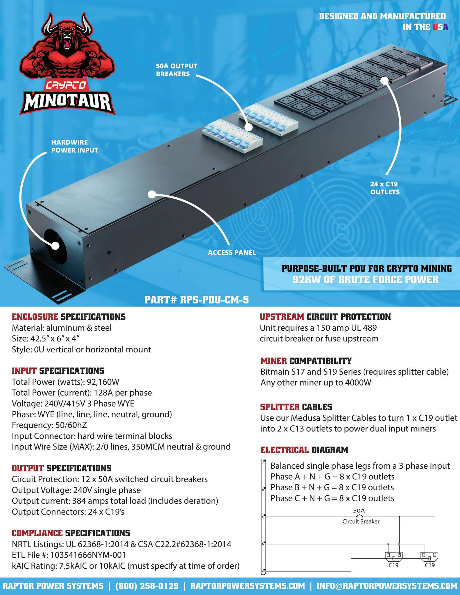 Crypto Minotaur PDU by Raptor Power Systems - Issuu