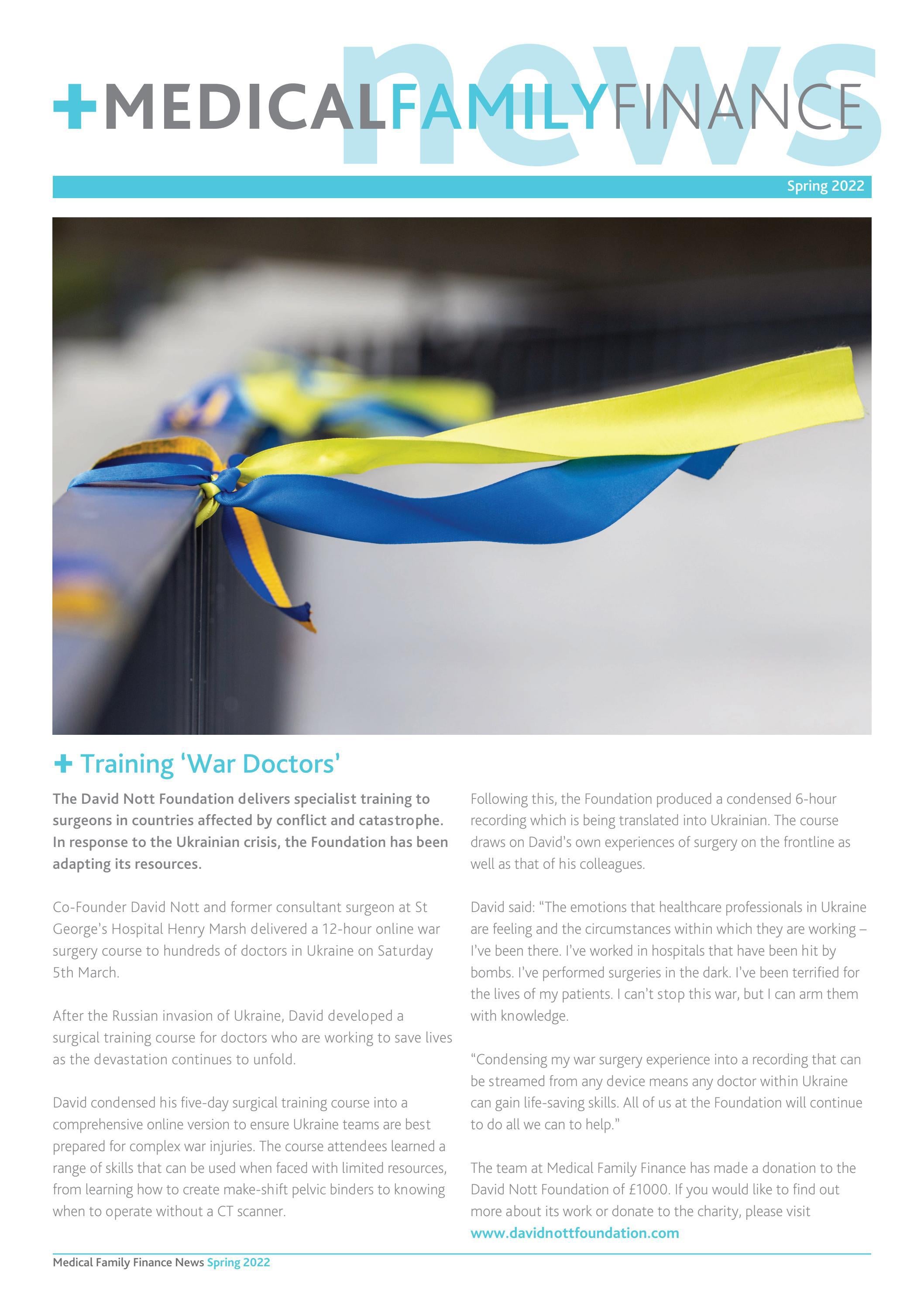 Medical Family Finance Spring 2022 Newsletter by david.norris - Issuu