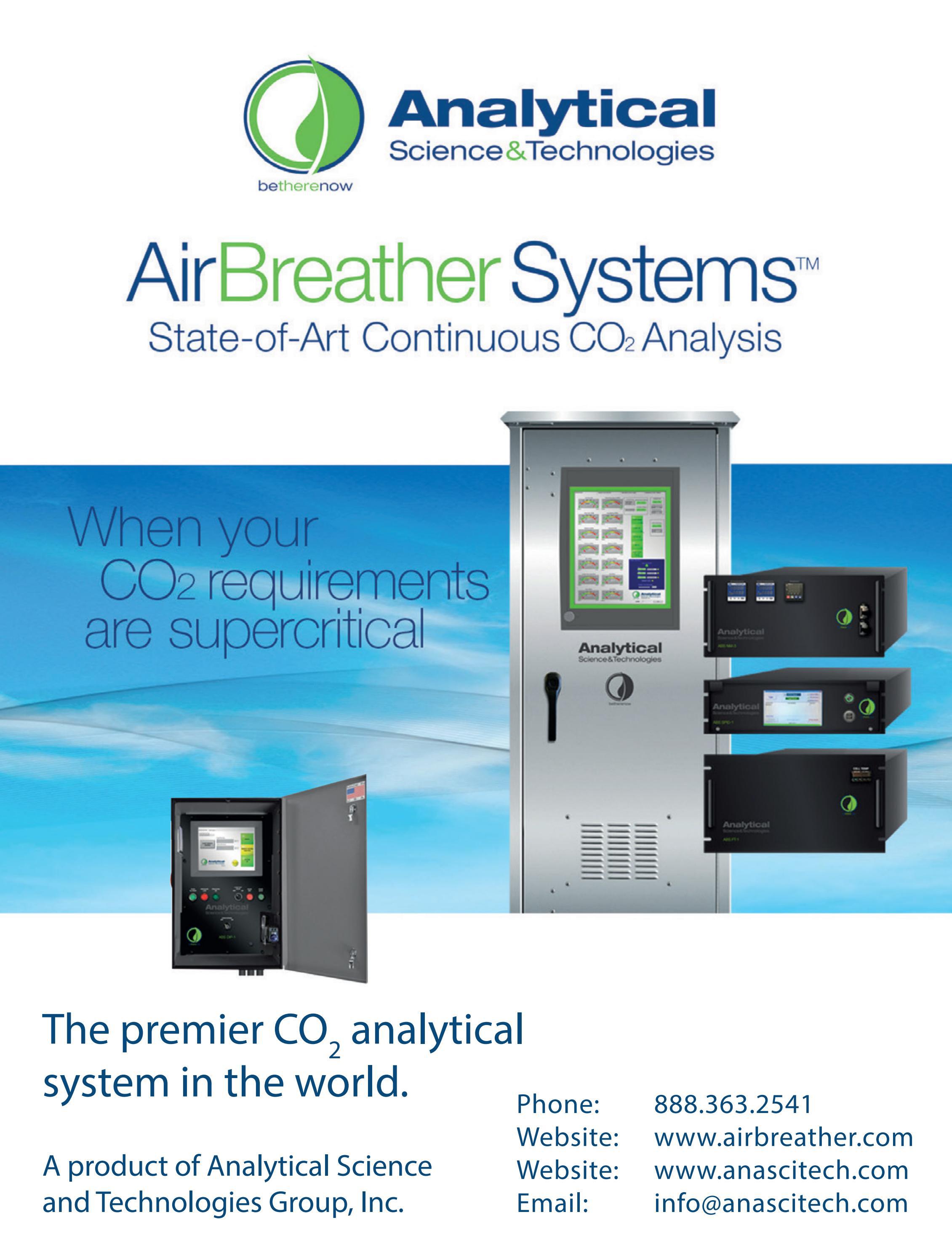 Analytical Science and Technologies - State-of-Art Continuous CO2 ...