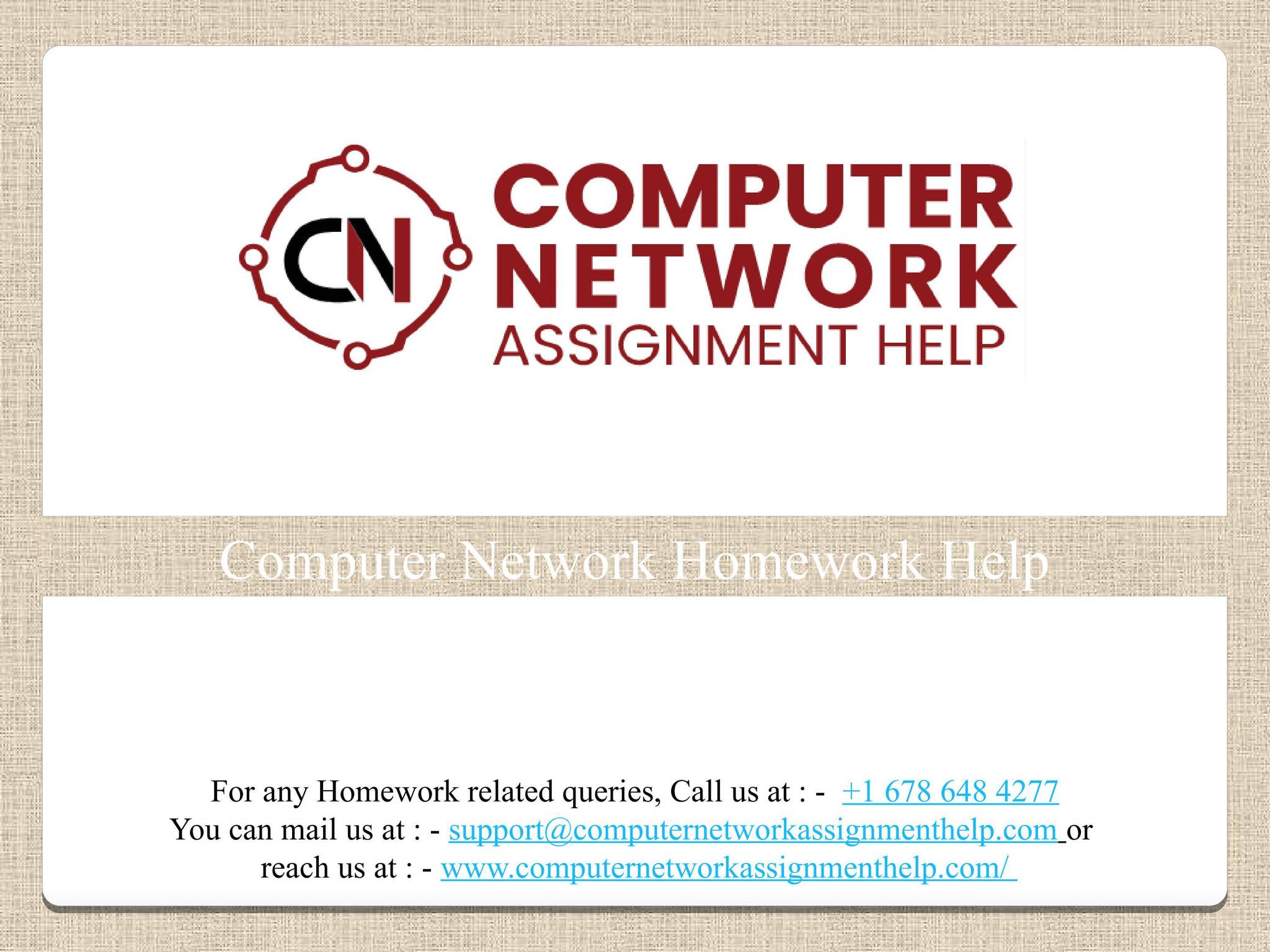 Computer Network Homework Help by Computer Network Assignment Help - Issuu
