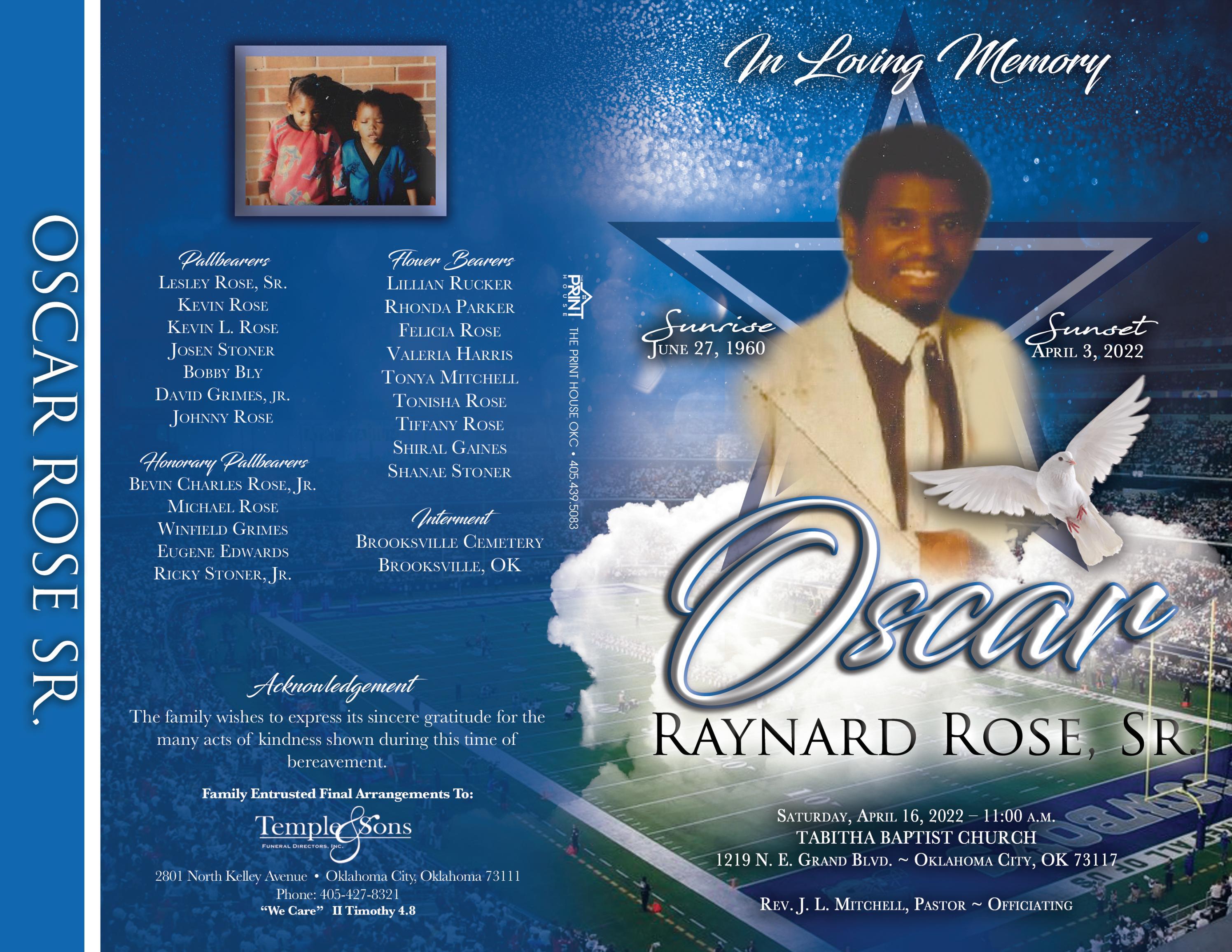 Oscar Rose Program by The Print House - Issuu