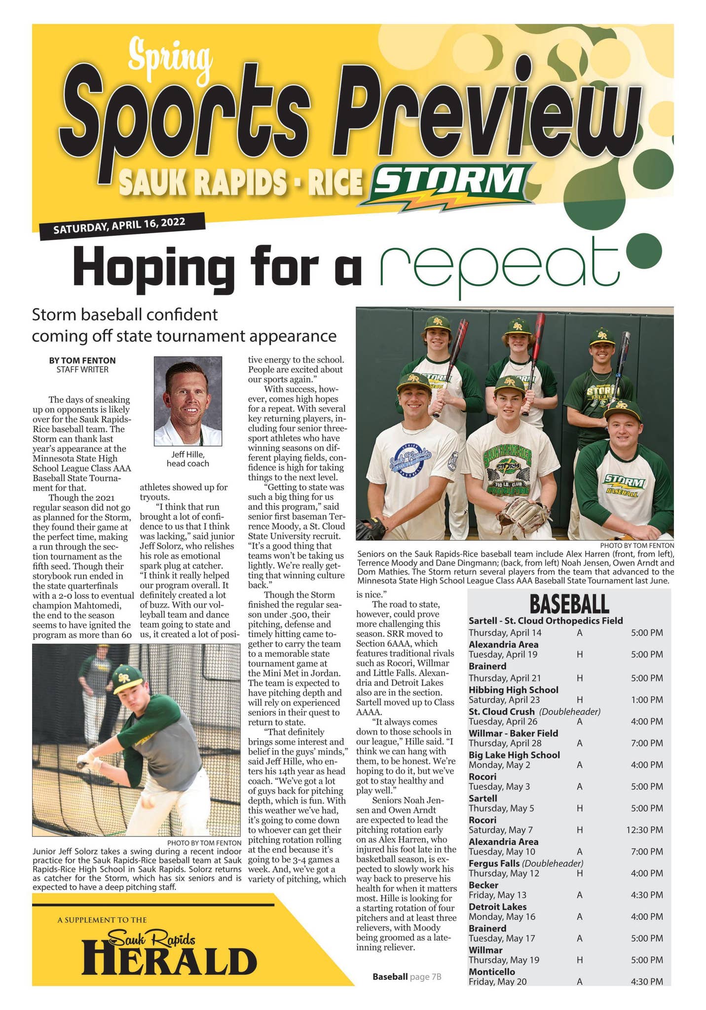 2022 Spring Sports Preview by Star Publications - Issuu