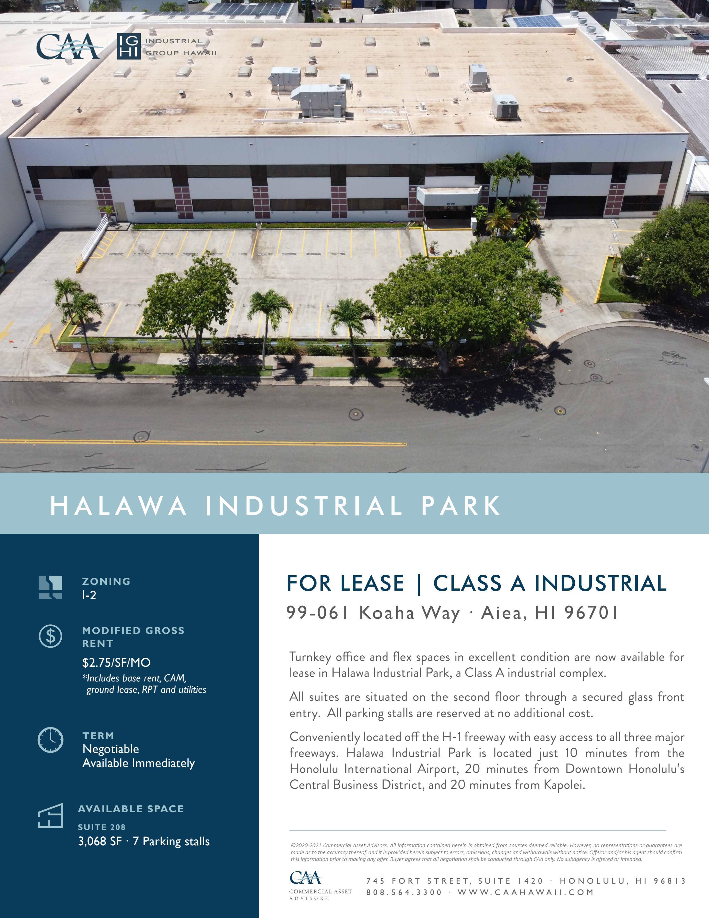 Halawa Industrial Park - For Lease by caahawaii - Issuu