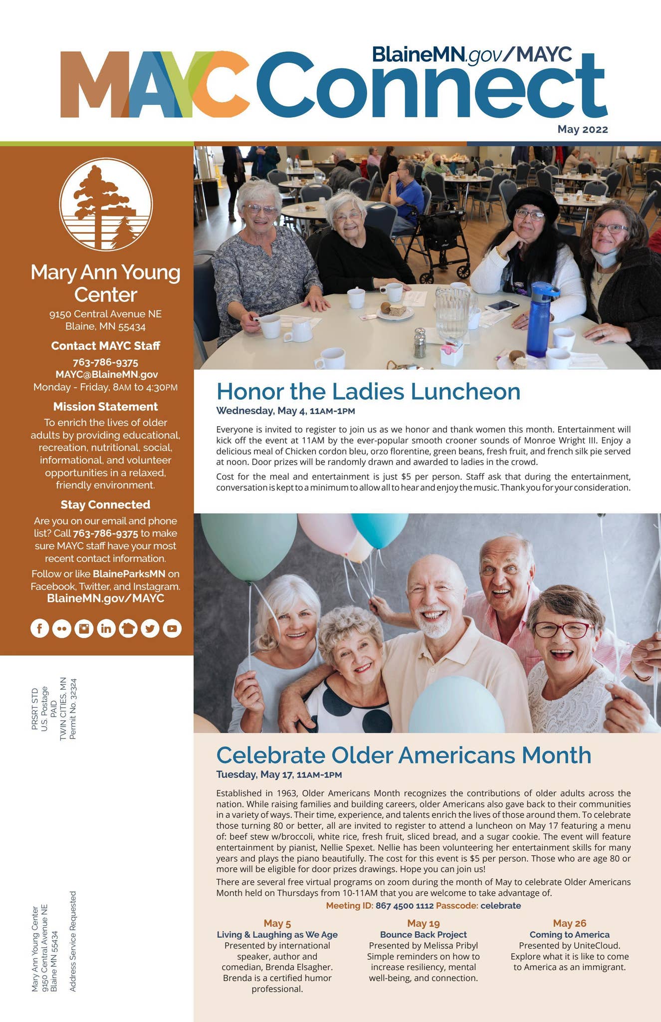 MAYC Connect - May 2022 by City of Blaine - Issuu