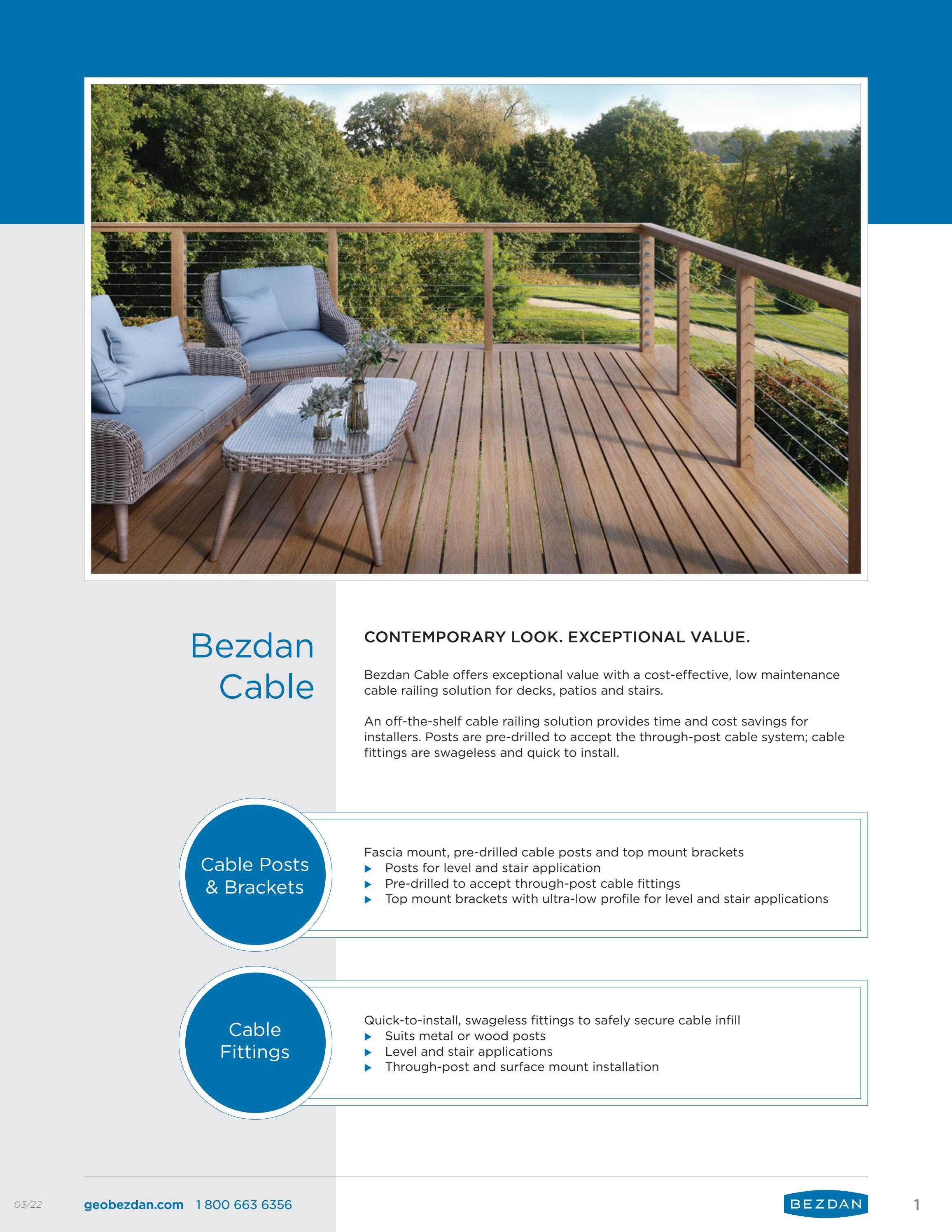 Bezdan Cable (English) by Bezdan Railing Solutions - Issuu