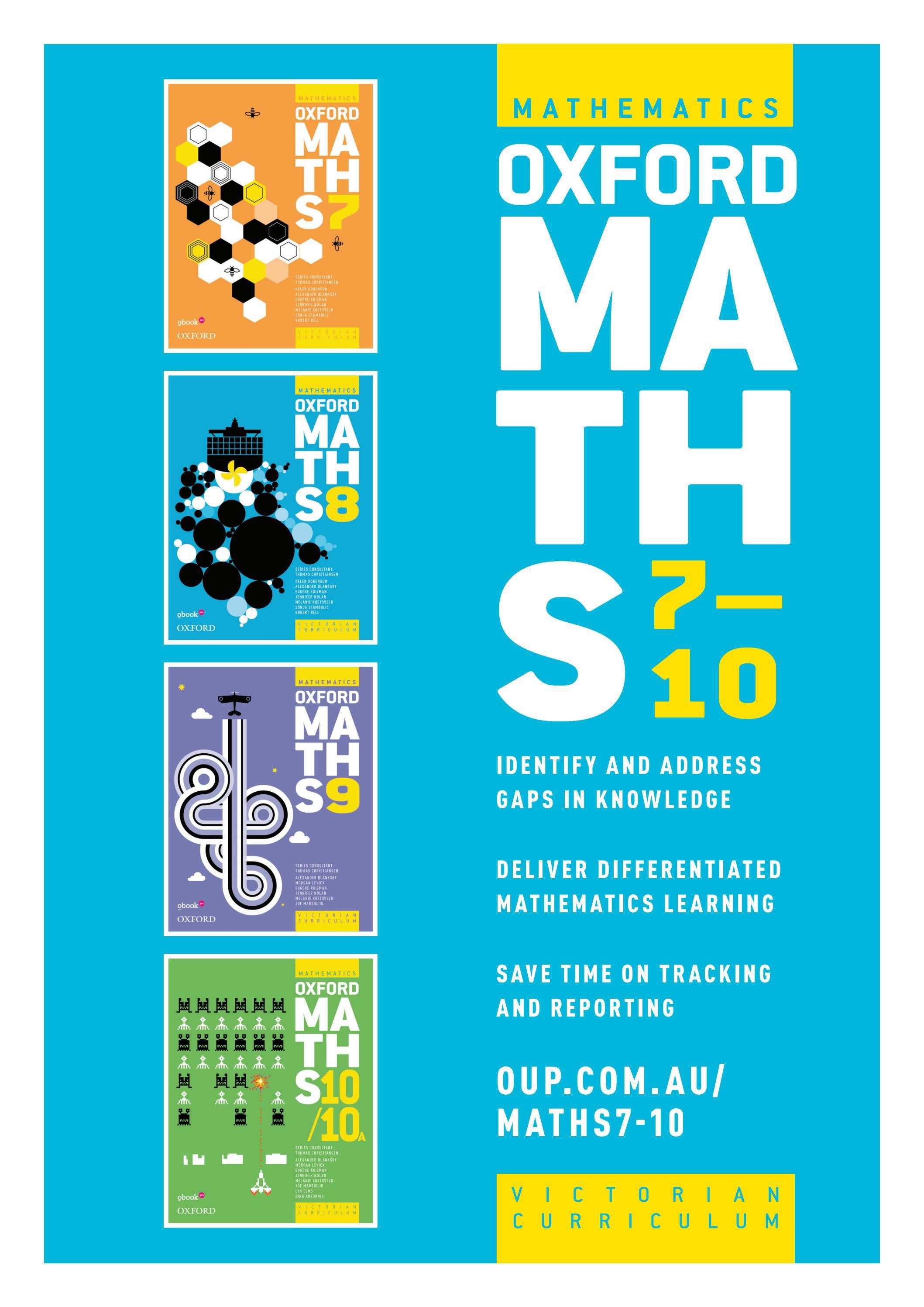 Oxford Maths 7–10 Victorian Curriculum [Brochure] by OUPANZ - Issuu