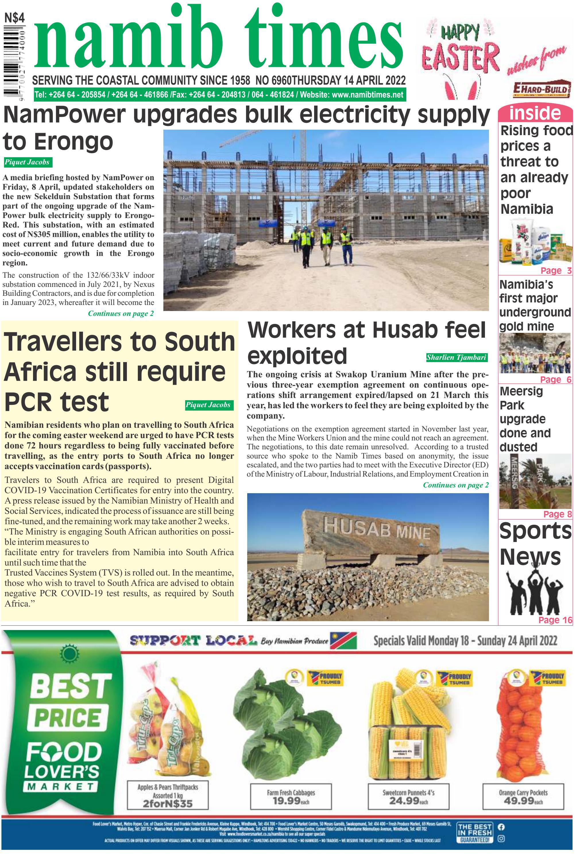 14 april namib times e-edition by Namib Times Virtual - Issuu