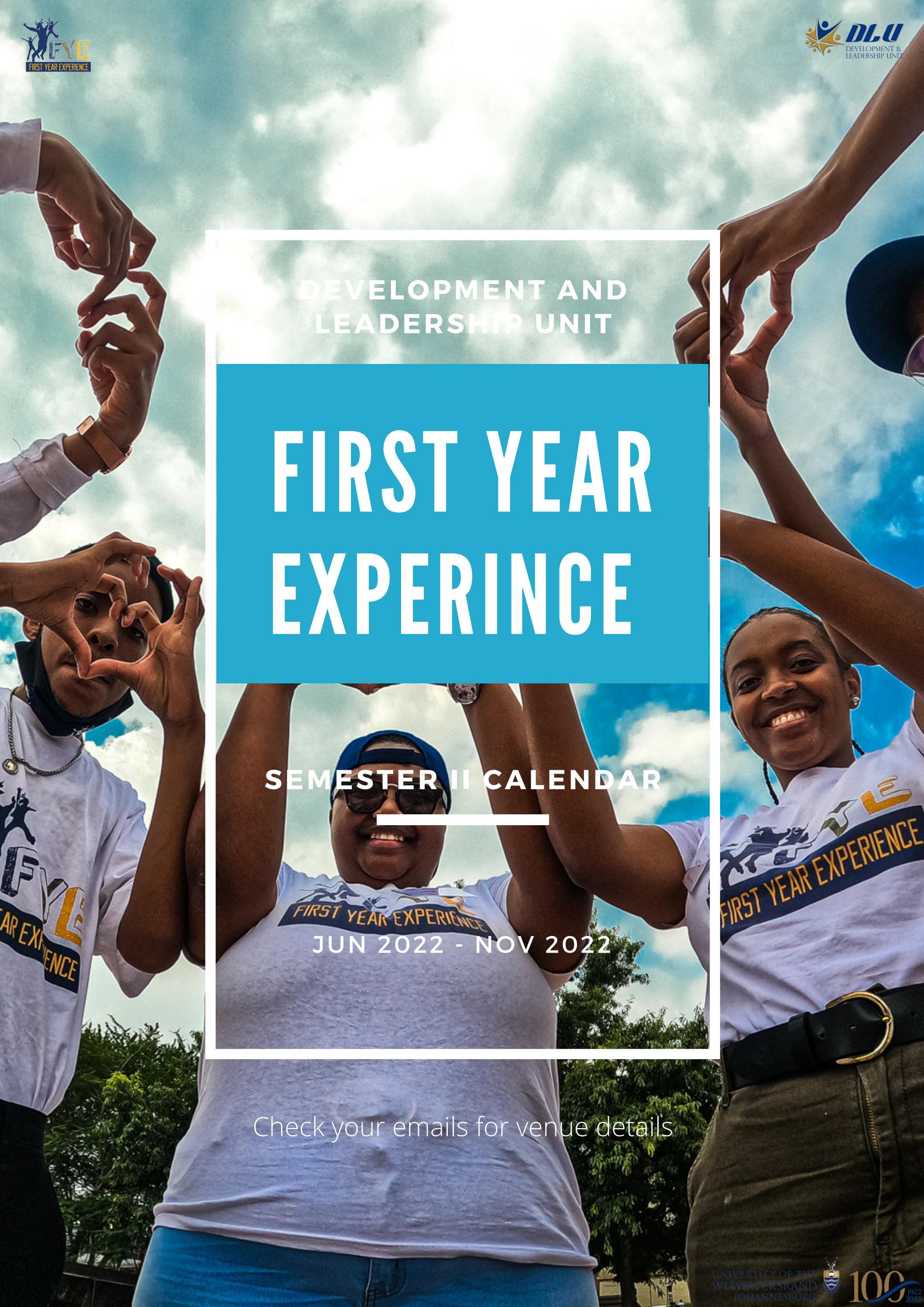 First-Year experience calendar by witsmarketing - Issuu