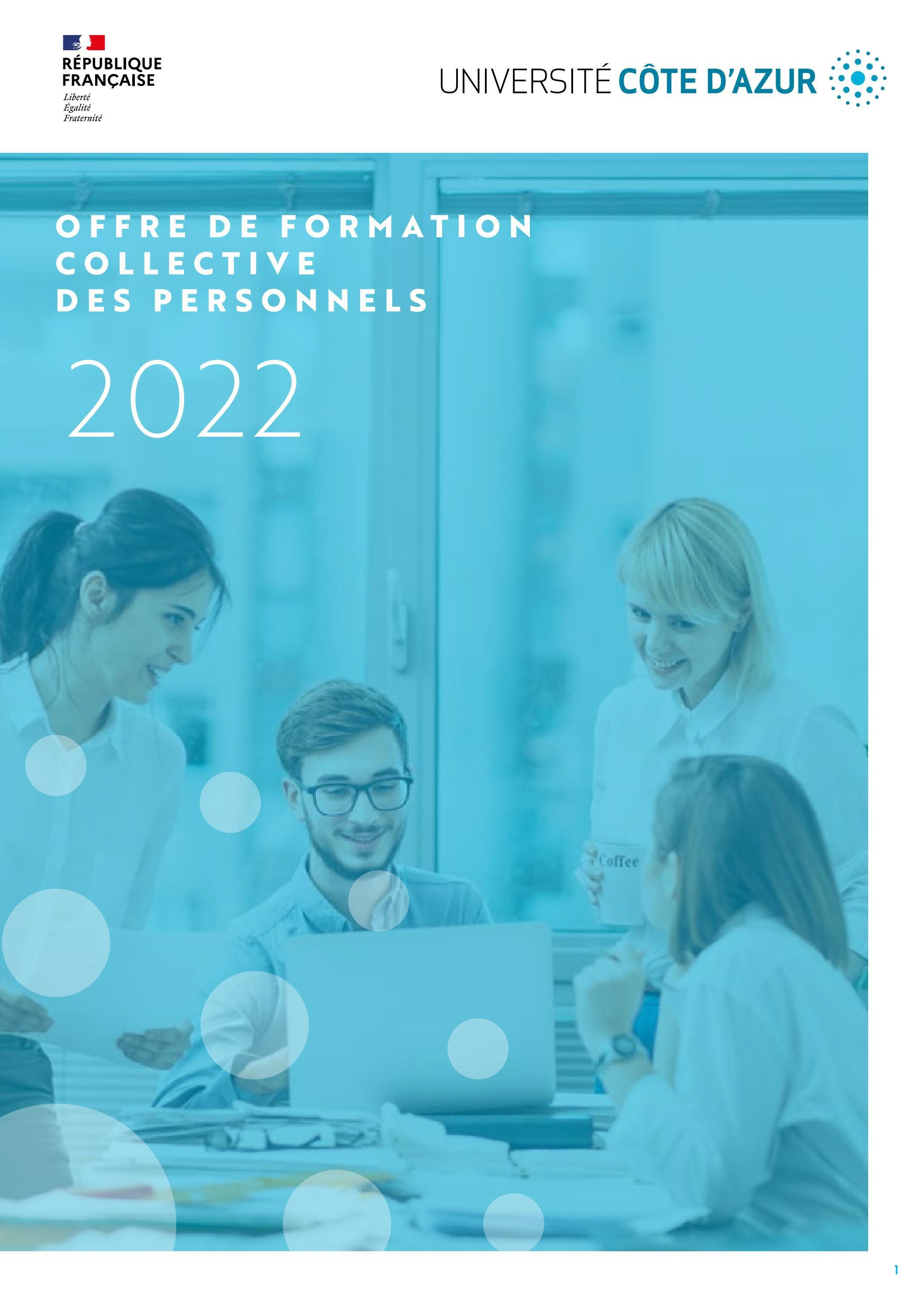 Offre de formation collective des personnels d'Université Côte d'Azur ...