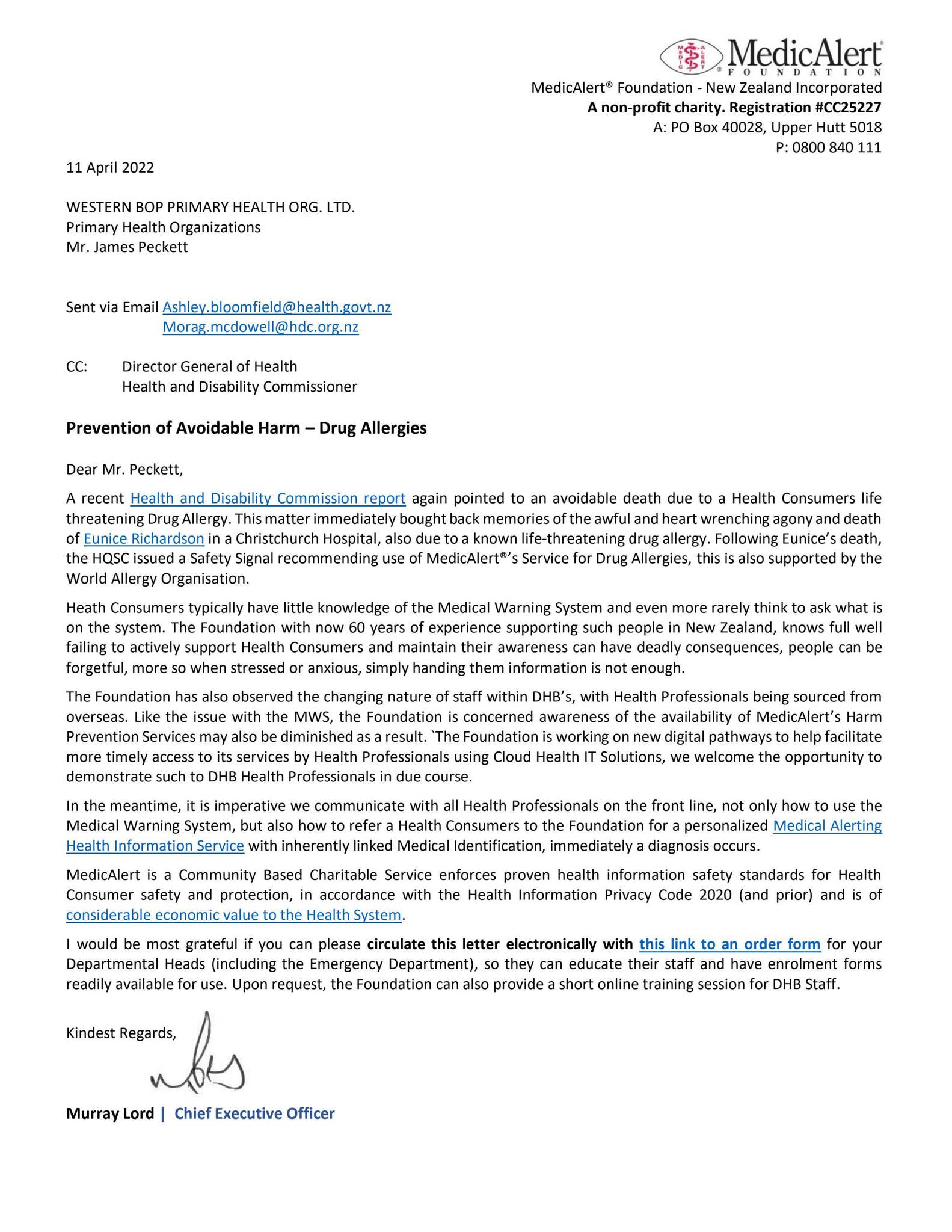 PHO-Clinical lead_email by WBOP PHO - Issuu