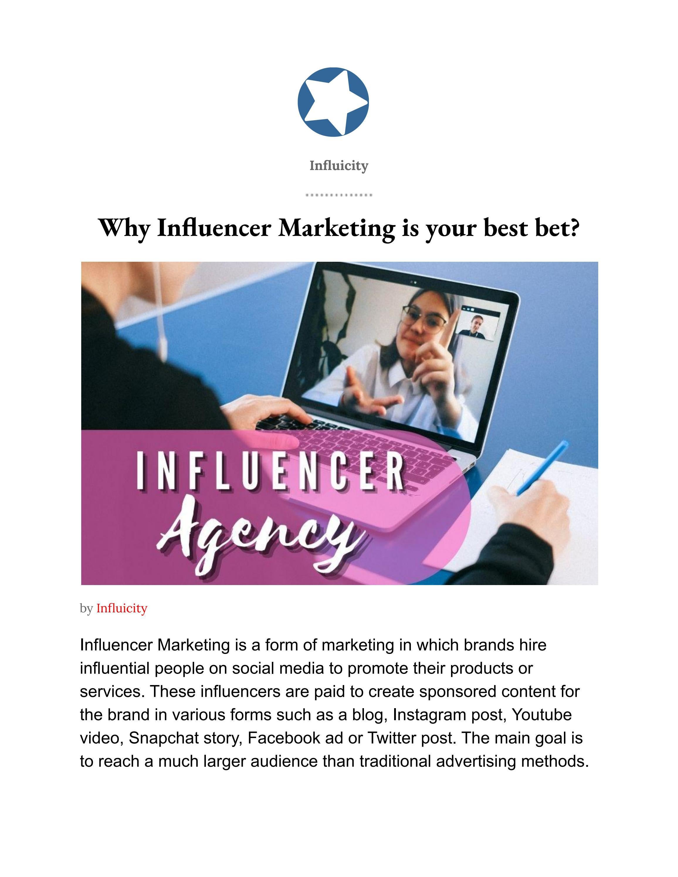 Influencer Marketing Los Angeles by Influicity - Issuu