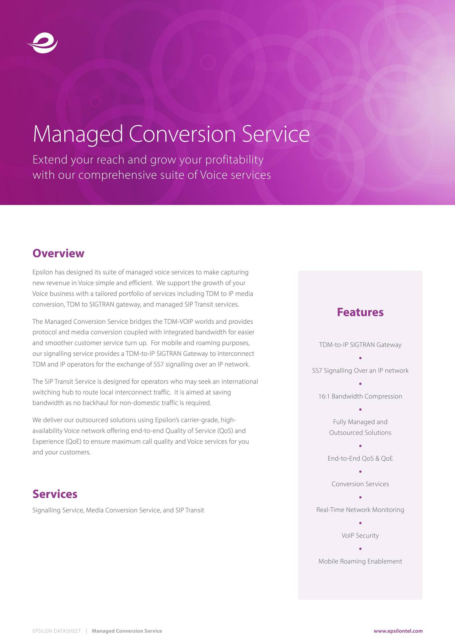 Managed Conversion Service Datasheet_April 2021 by Epsilon ...