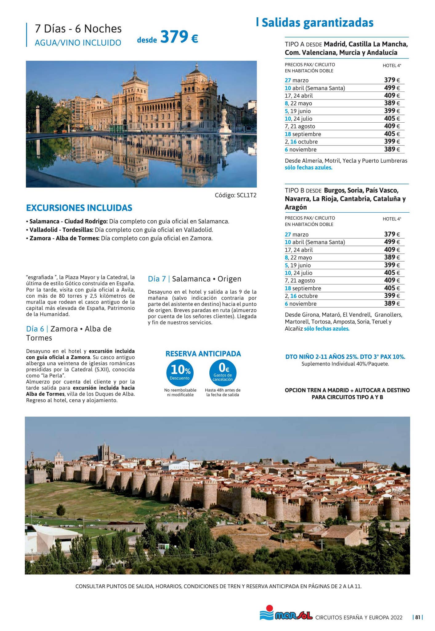 CIRCUITOS 2022 ESPAÑA Y EUROPA MARSOL by Ávoris - Issuu