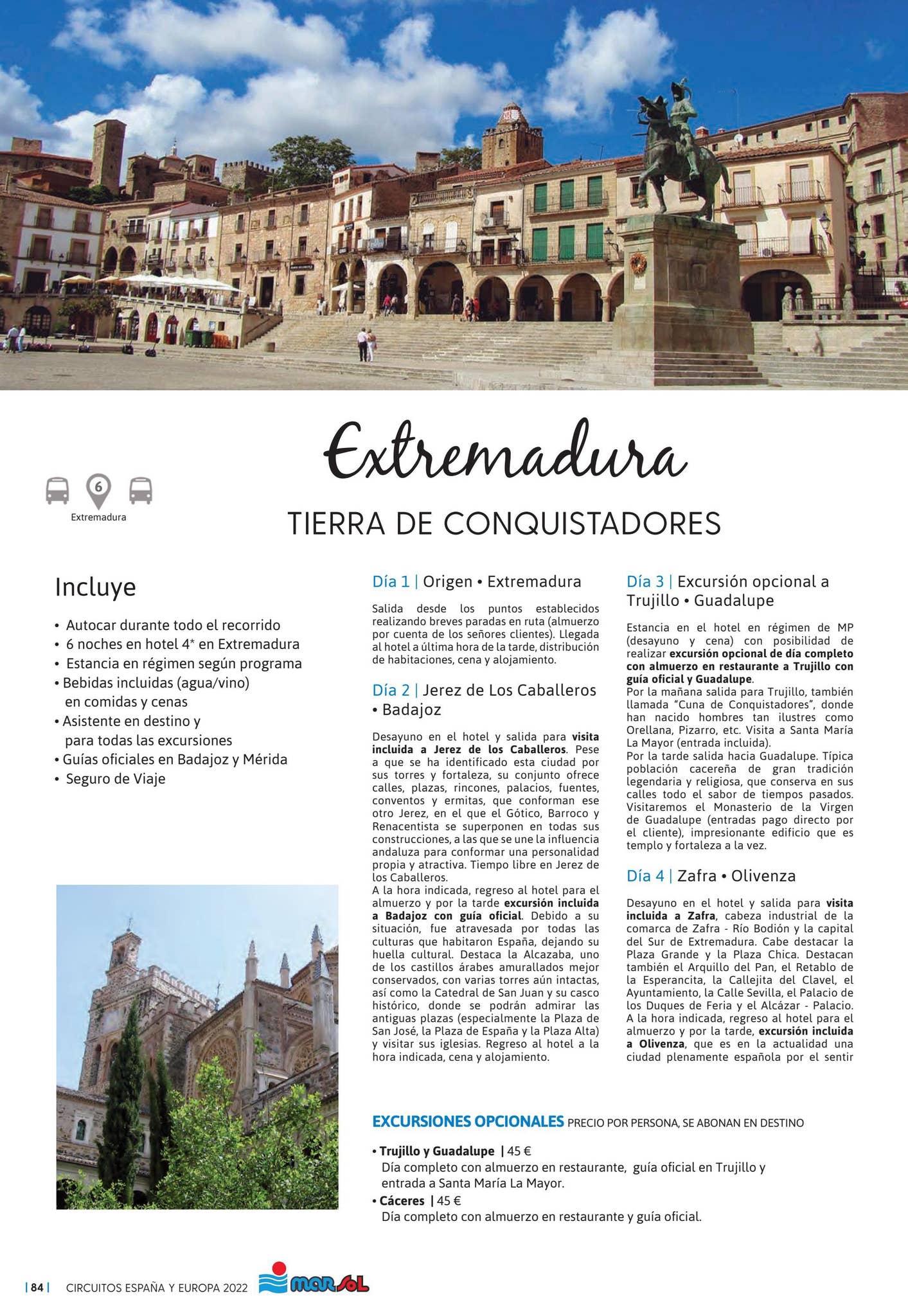 CIRCUITOS 2022 ESPAÑA Y EUROPA MARSOL by Ávoris - Issuu