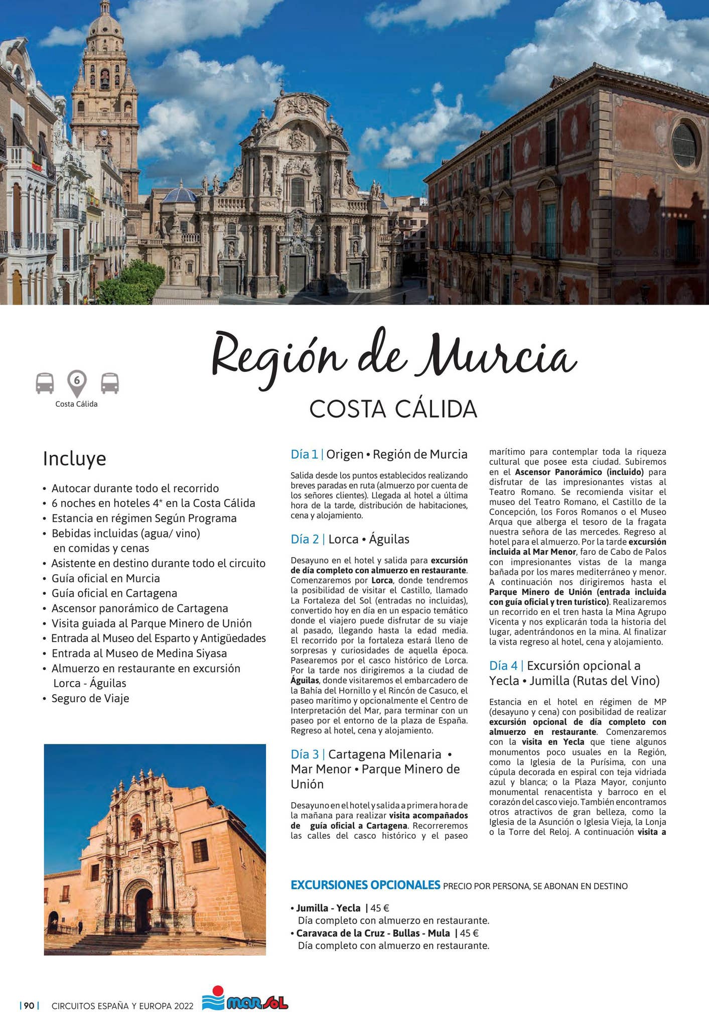 CIRCUITOS 2022 ESPAÑA Y EUROPA MARSOL by Ávoris - Issuu