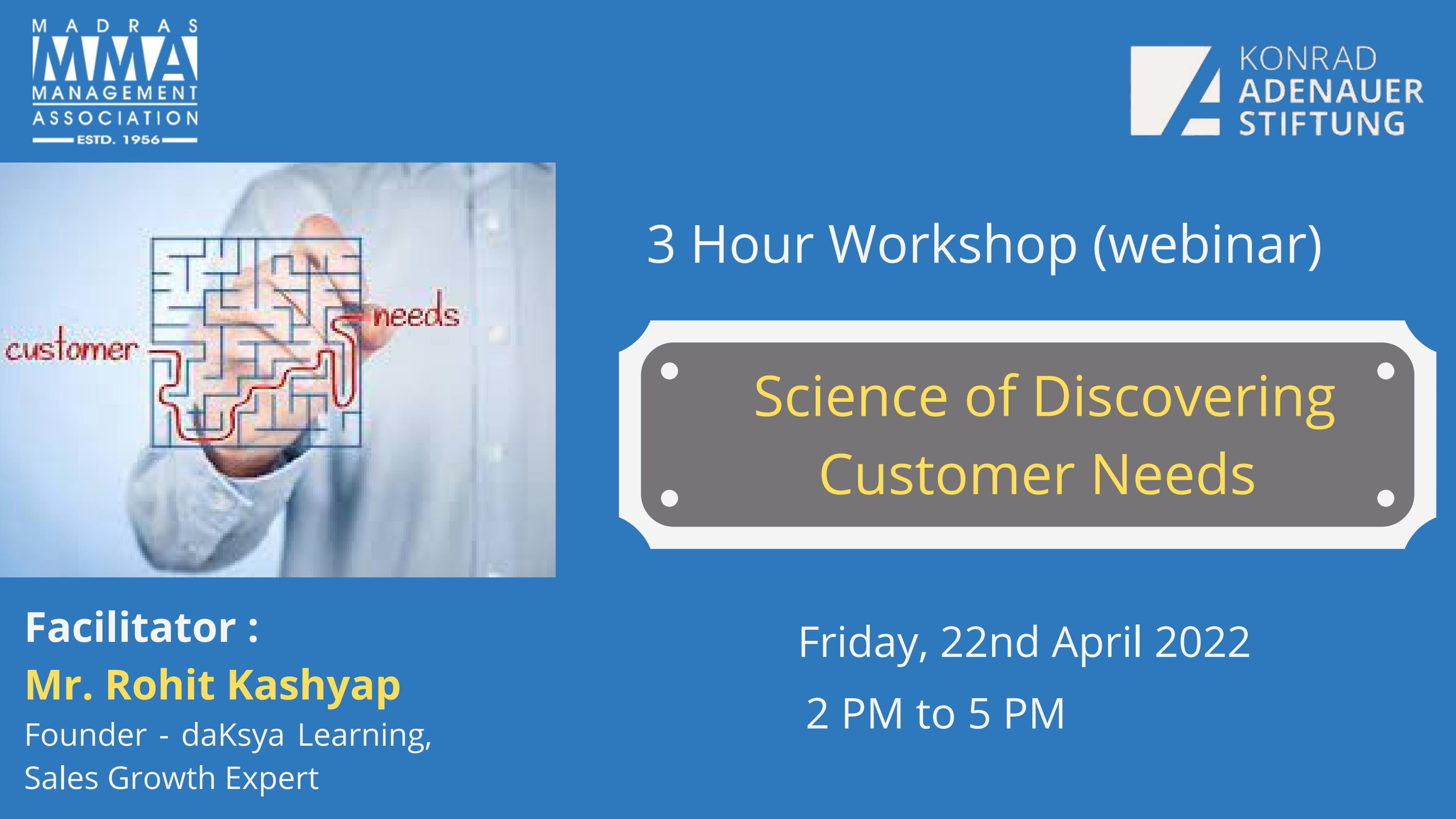 Science of Discovering Customer Needs by Madras Management Association ...