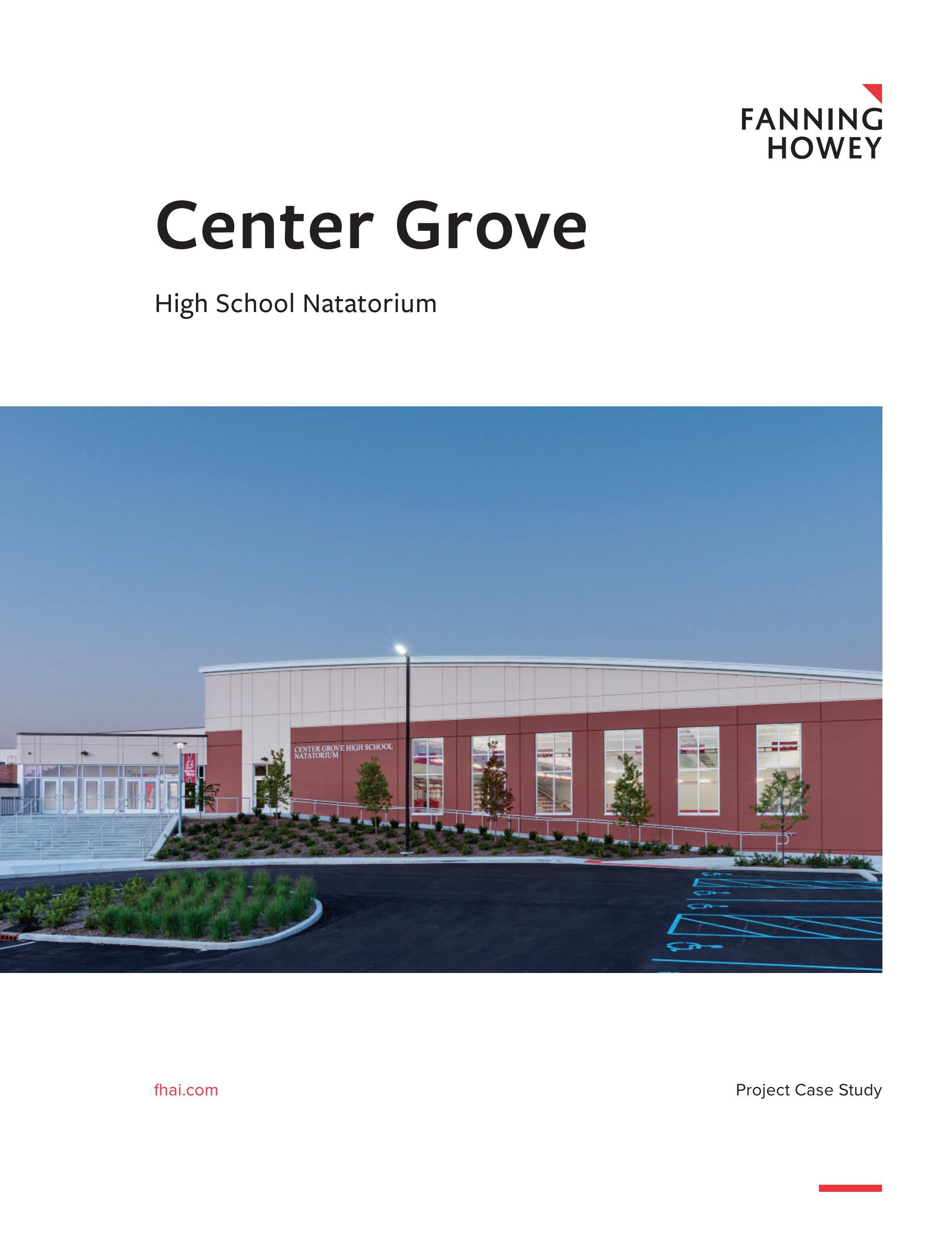 Case Study: Center Grove High School Natatorium by Fanning Howey - Issuu