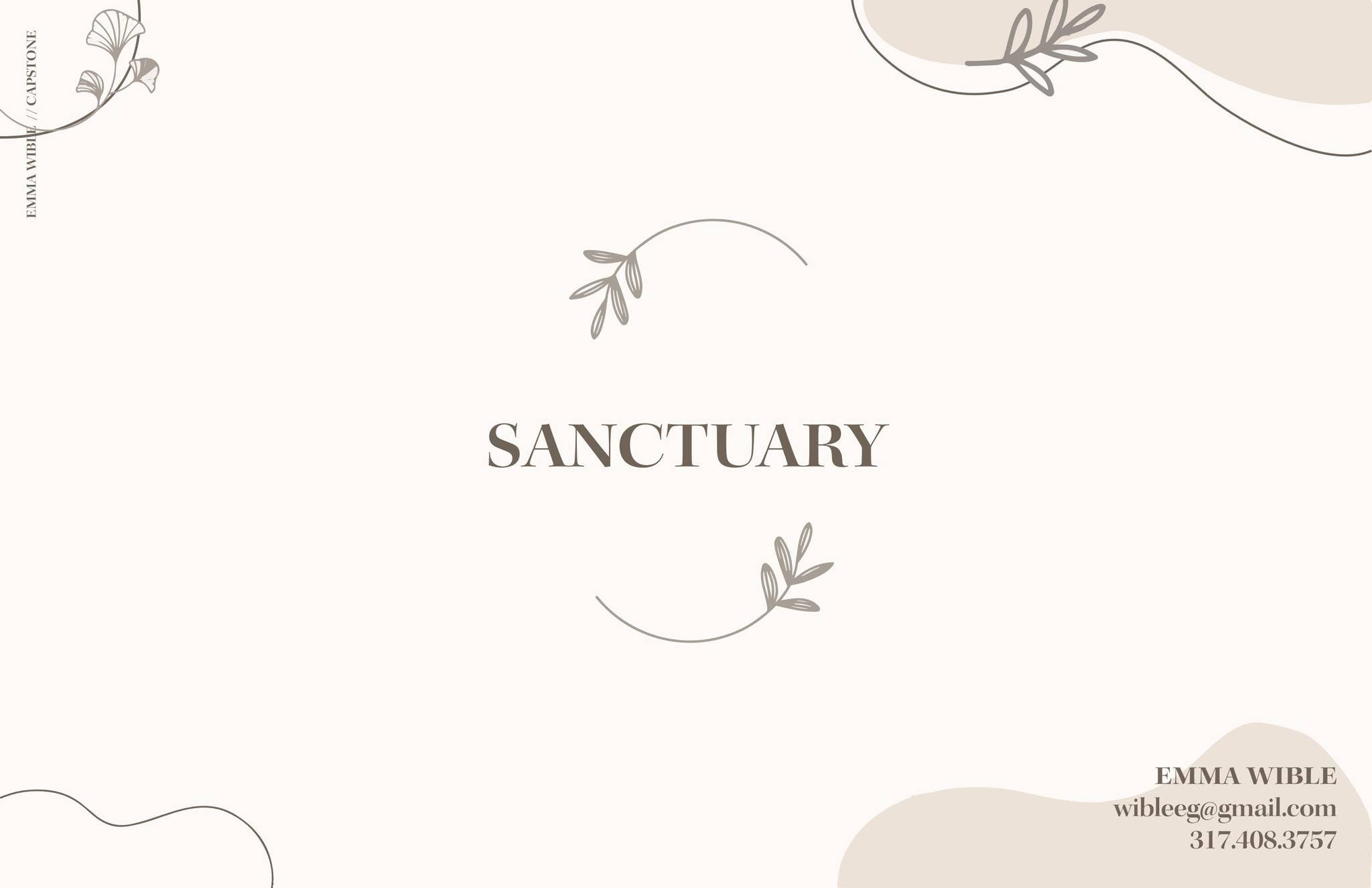 Sanctuary - Emma Wible by DAAP | School of Architecture and Interior ...