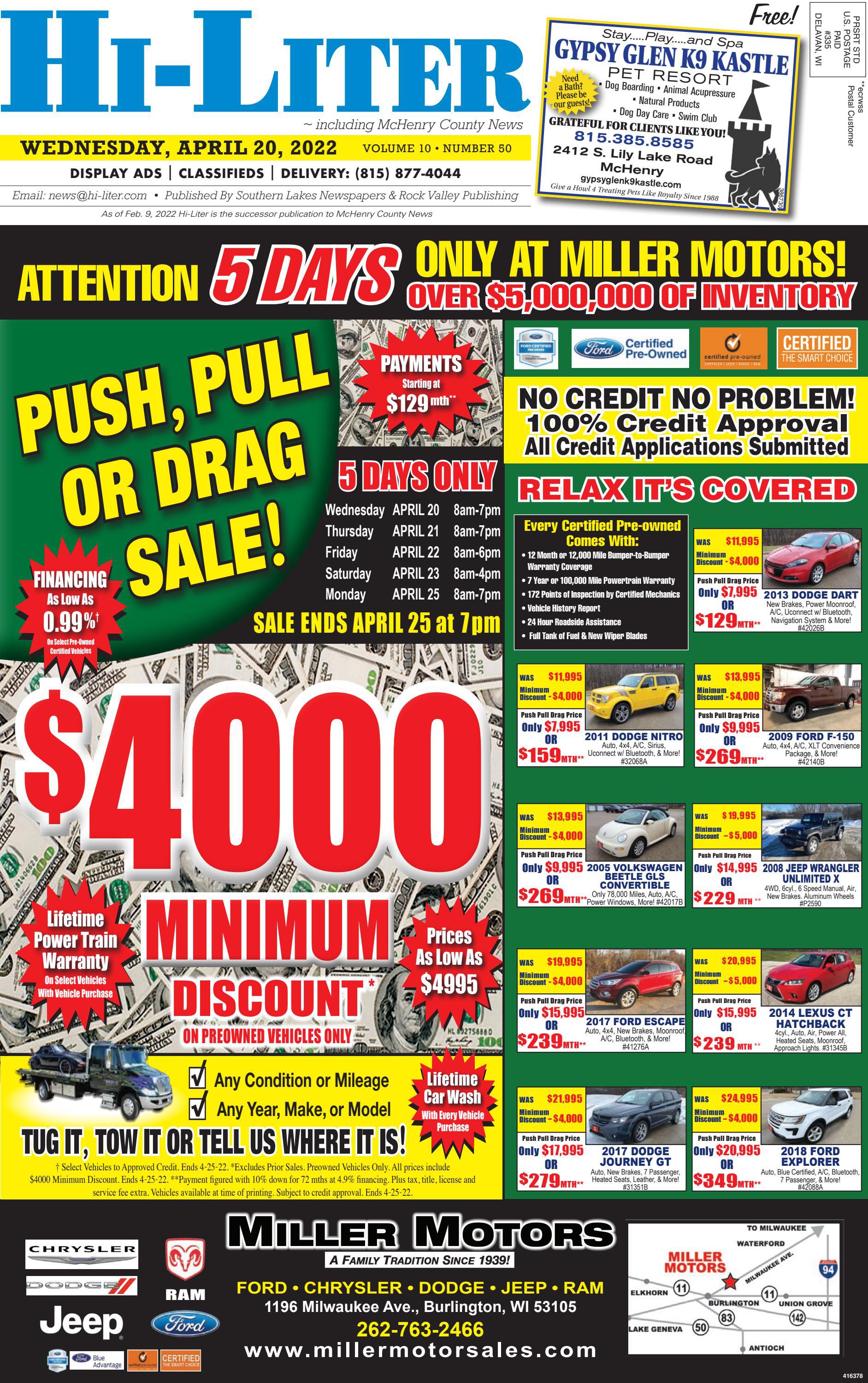 Hi-Liter Illinois 4/20/2022 by Southern Lakes Newspapers / Rock Valley ...