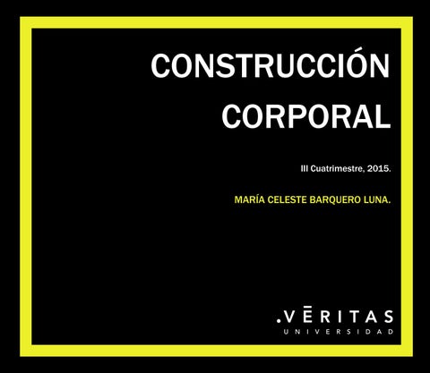 Sistema modulares Construcción Corporal by Maria Celeste Barquero - Issuu