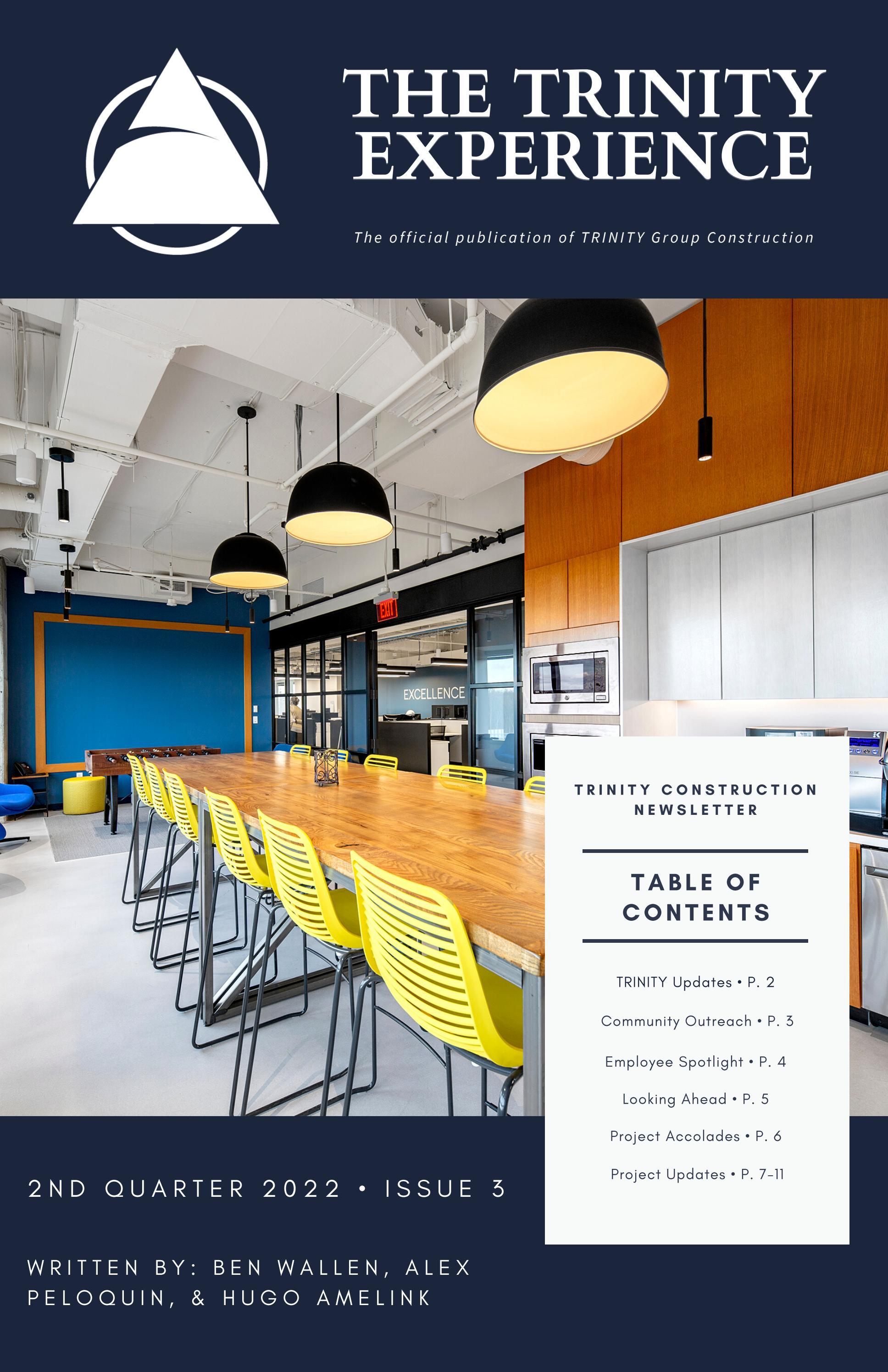 THE TRINITY EXPERIENCE | Second Quarter 2022 by ...