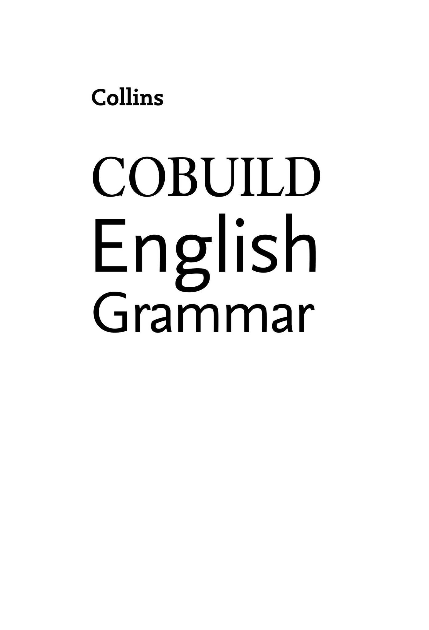 Collins COBUILD English Grammar by Collins - Issuu