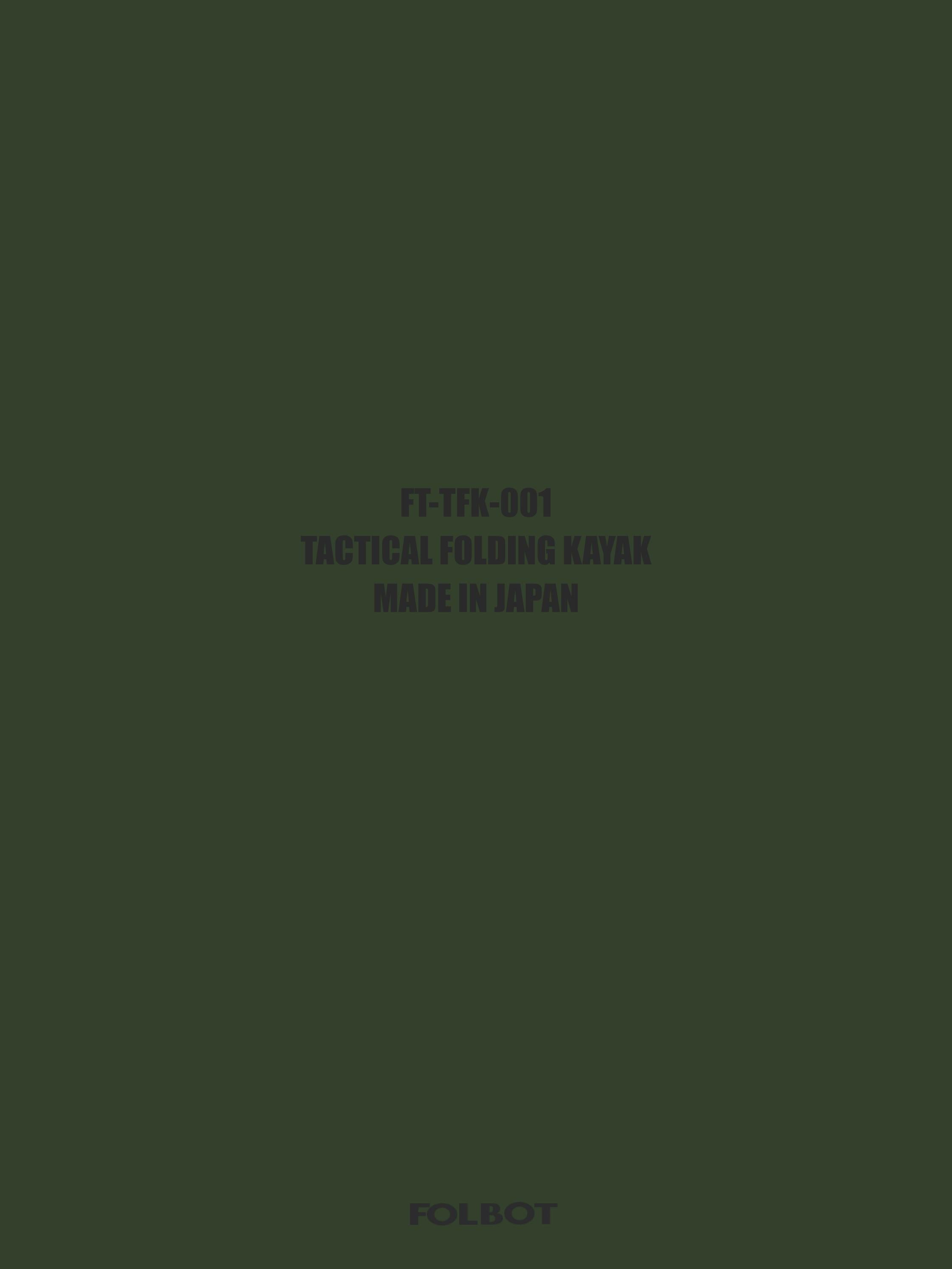 FOLBOT TACTICAL FOLDING KAYAK CATALOGUE by folbot_jp - Issuu