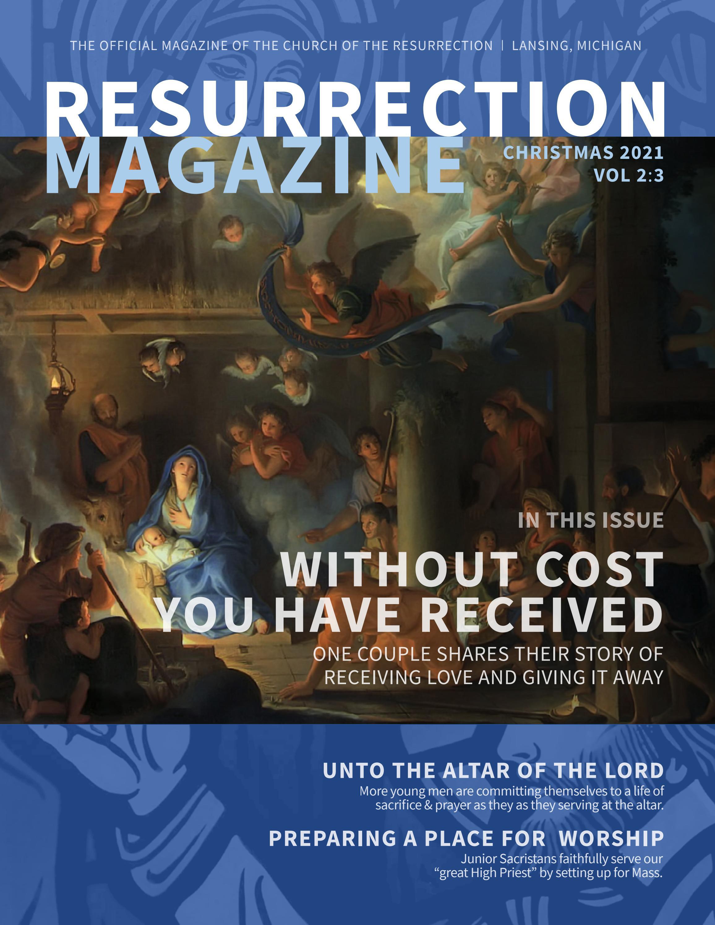 Resurrection Magazine Christmas 2021 Vol 2:3 by Church of the ...