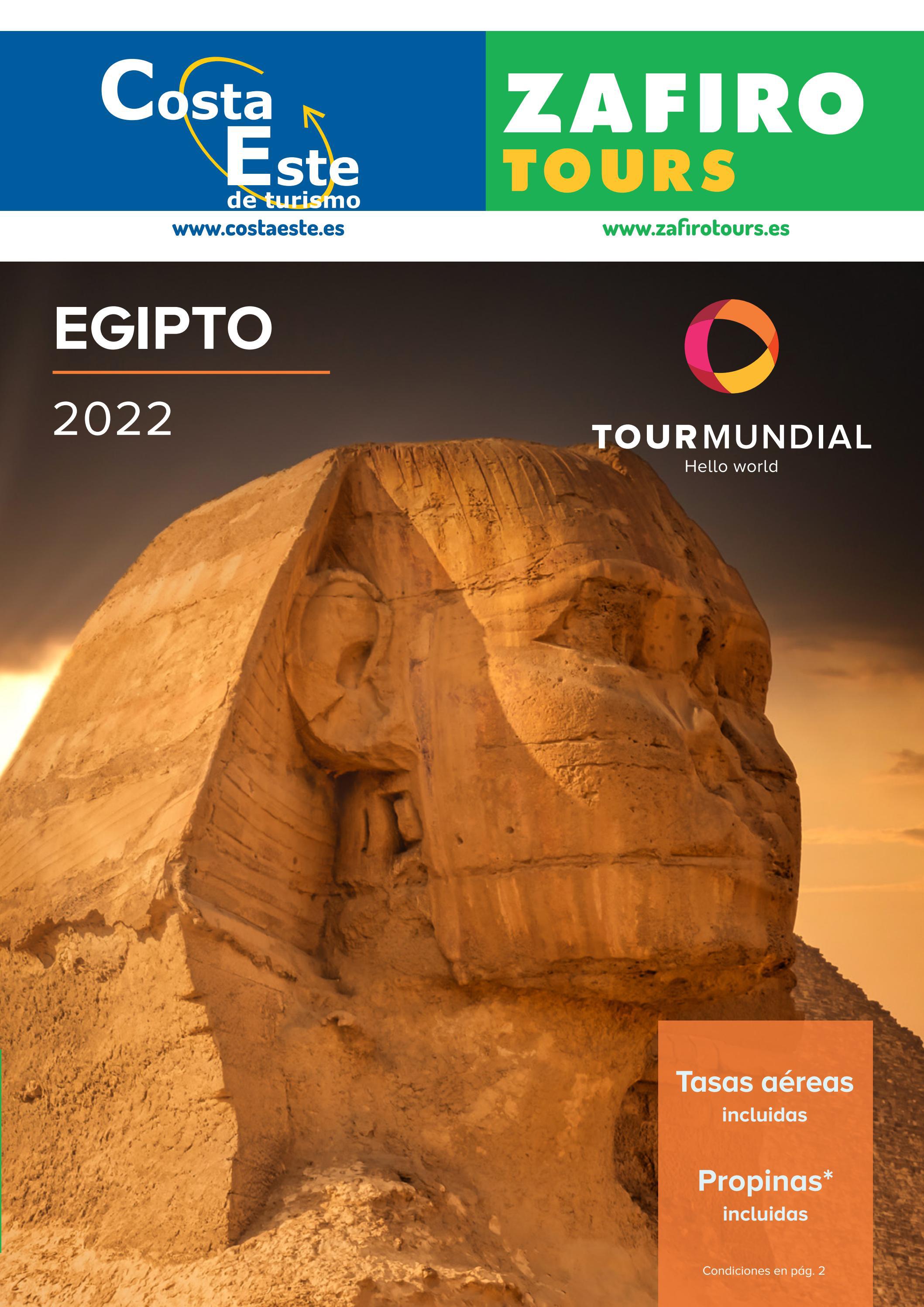 CATÁLOGO EGIPTO 2022 ZAFIRO by TOURMUNDIAL - Issuu