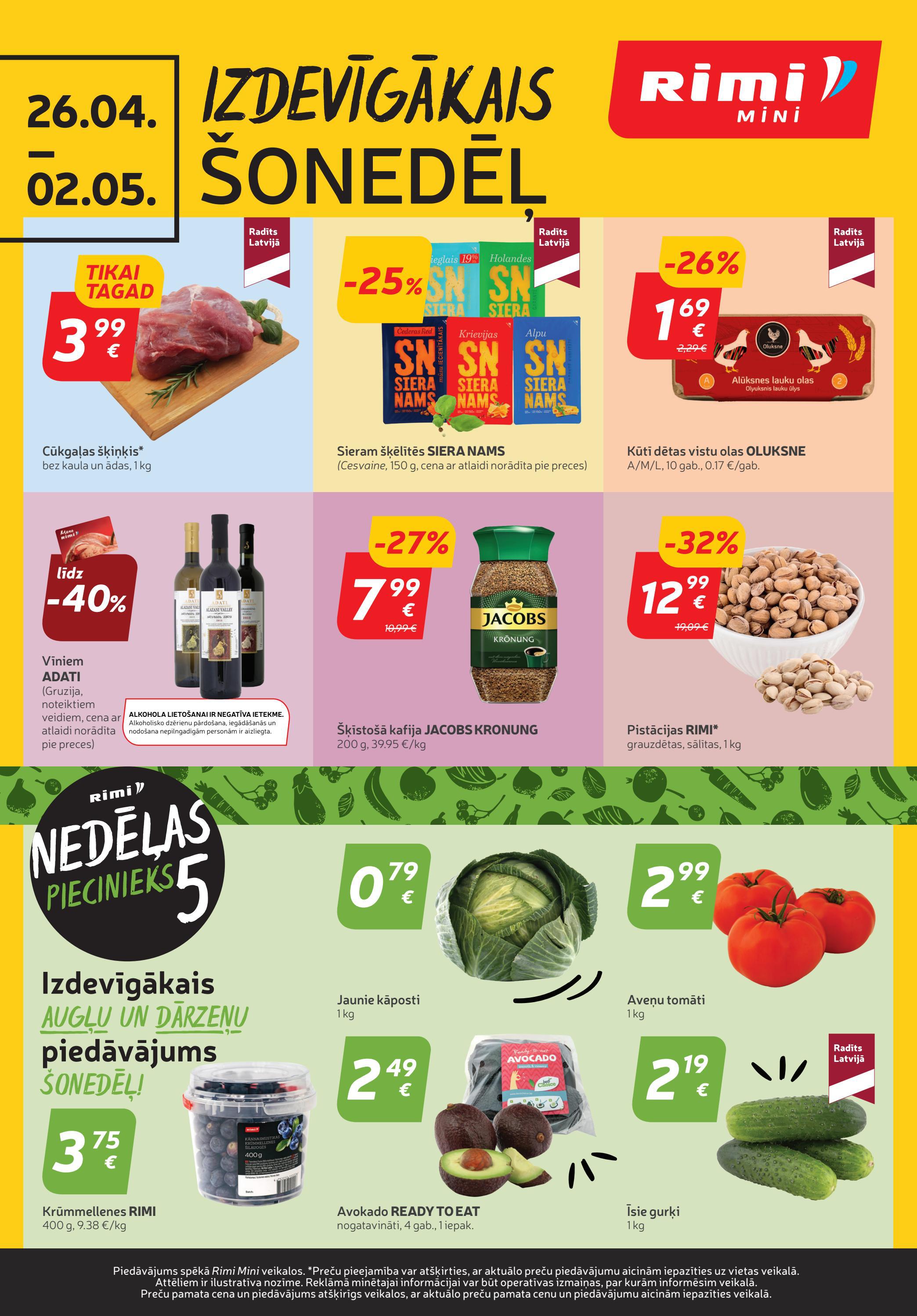 Rimi Mini piedāvājumi 26.04.-02.05.2022. by Rimi - Issuu