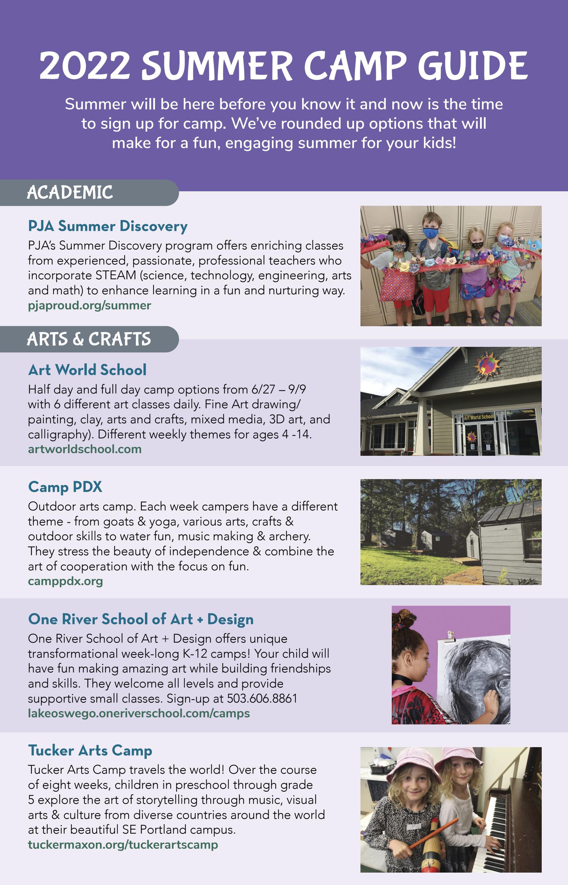 NW Kids Magazine 2022 Summer Camp Guide Part 3 by NW Kids Magazine - Issuu