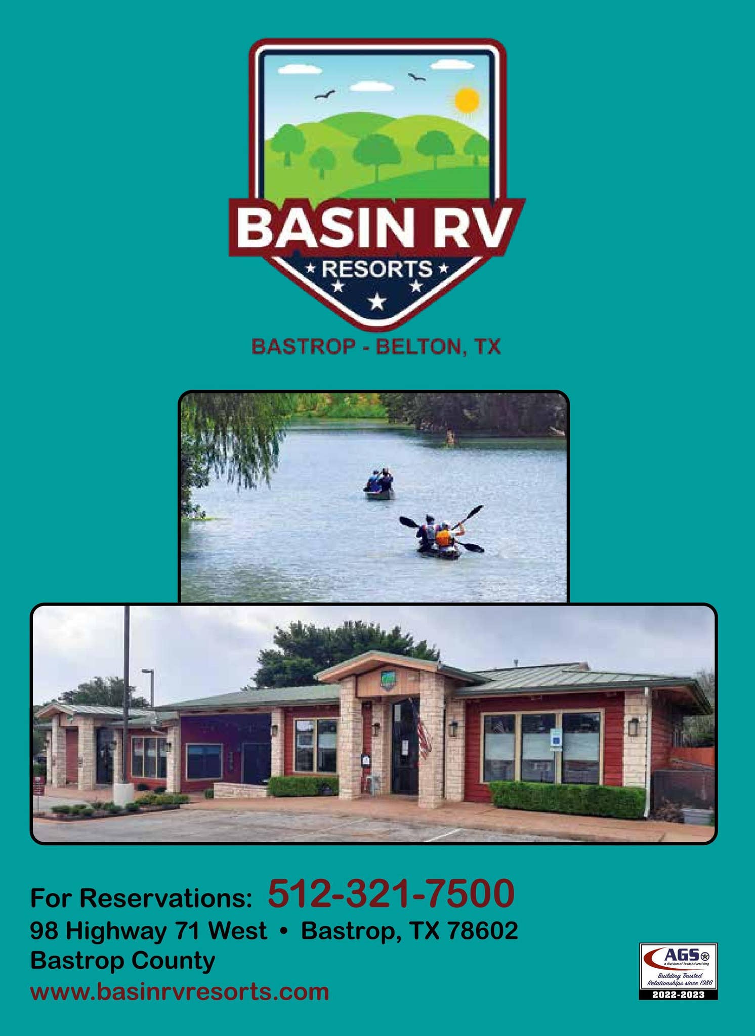 Basin RV Resort Bastrop by AGS/Texas Advertising - Issuu