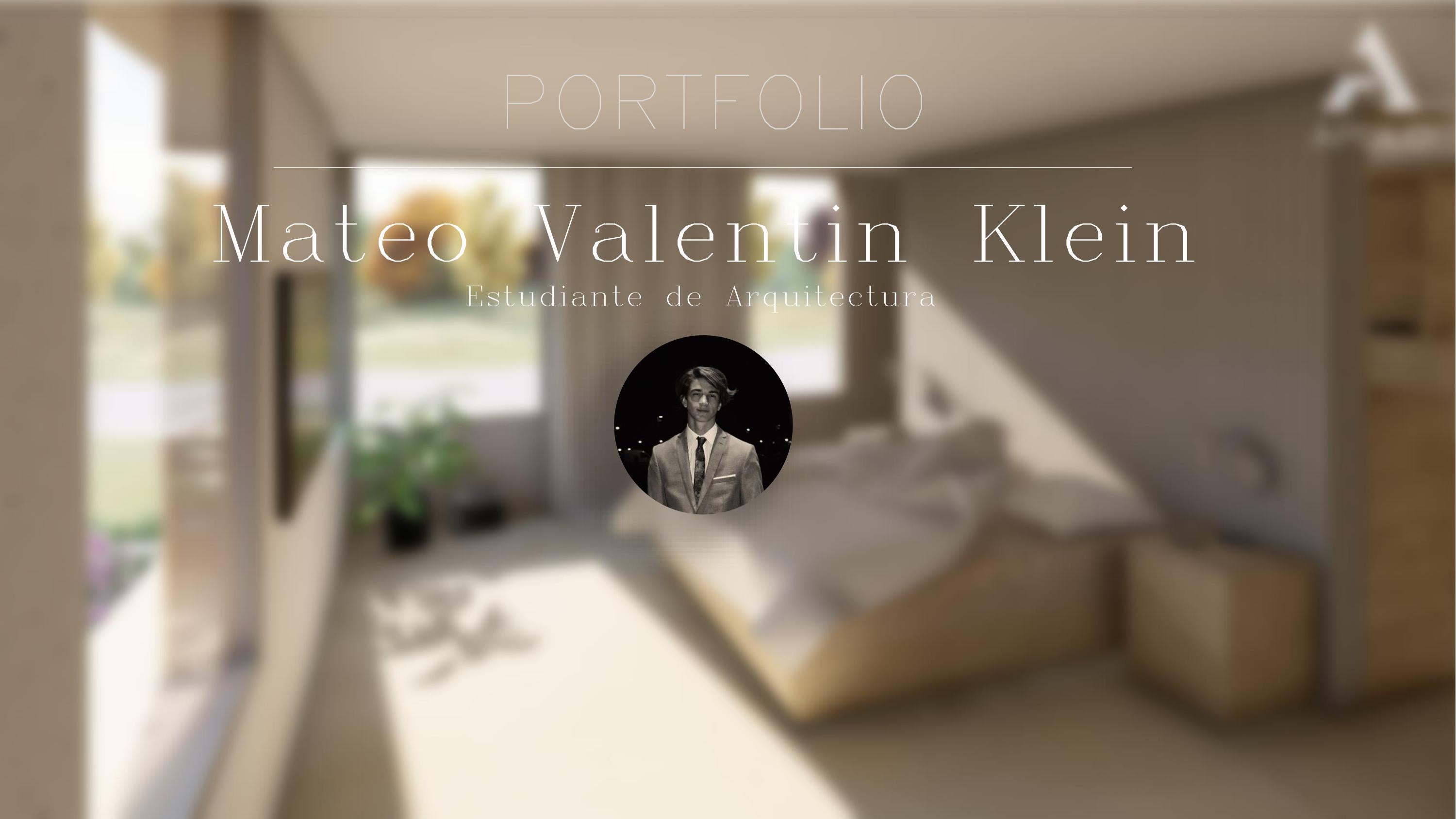 Klein, Mateo Valentin PORTFOLIO by Mateo Valentin Klein - Issuu
