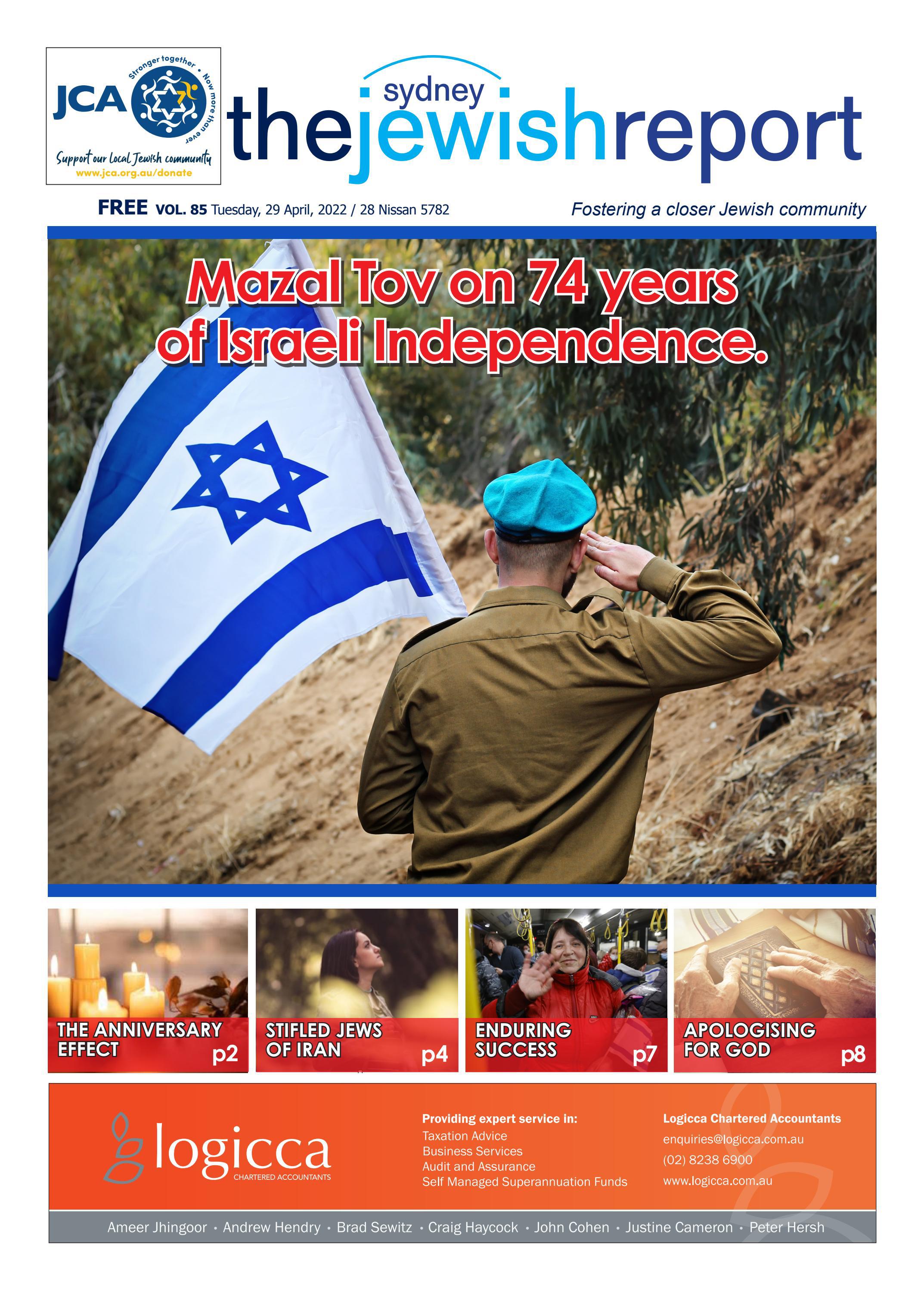 the sydney jewish report - may 2022 edition by thejewishreport - Issuu