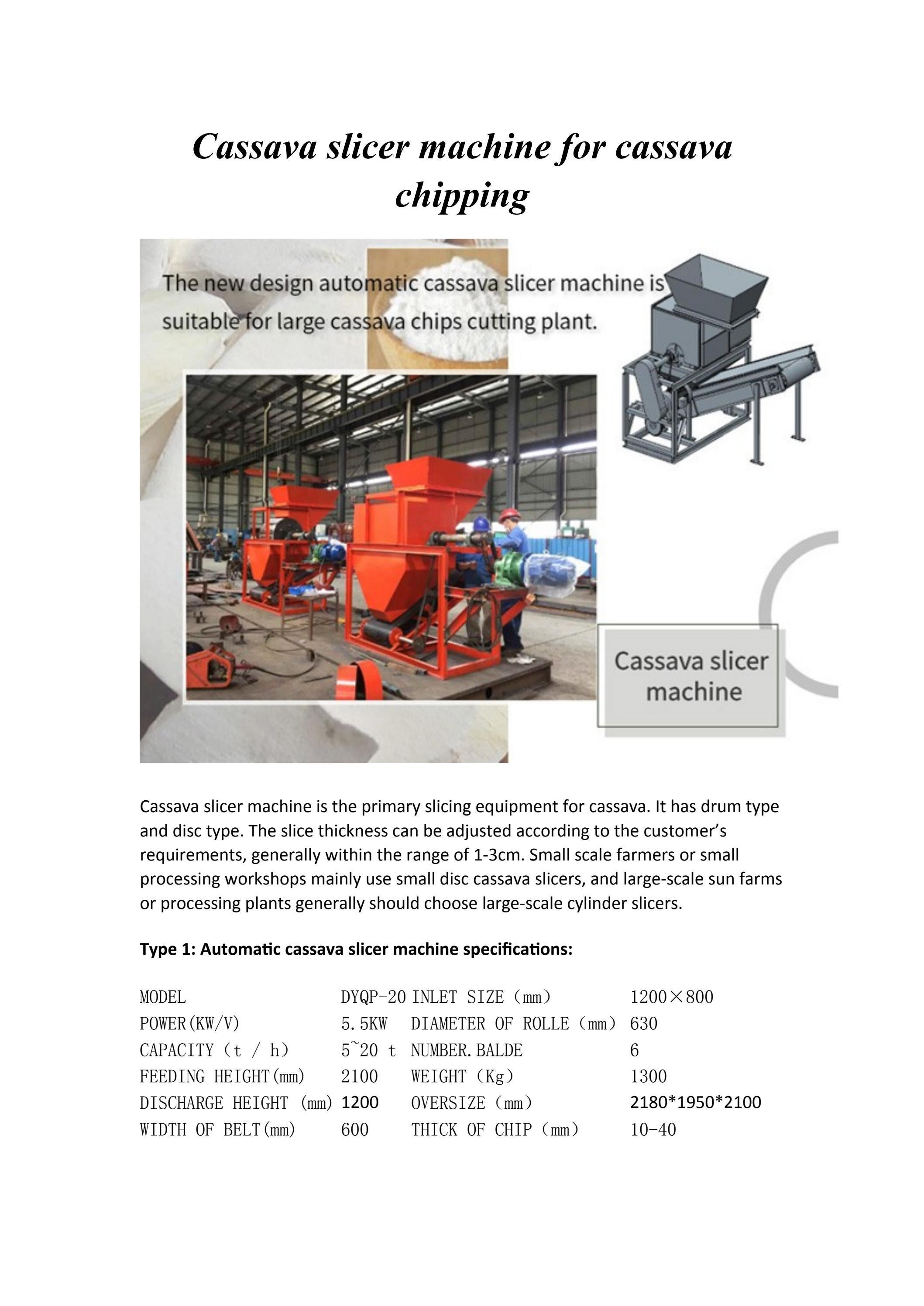 Cassava slicer machine for cassava chipping by Henan-Doing cassava ...