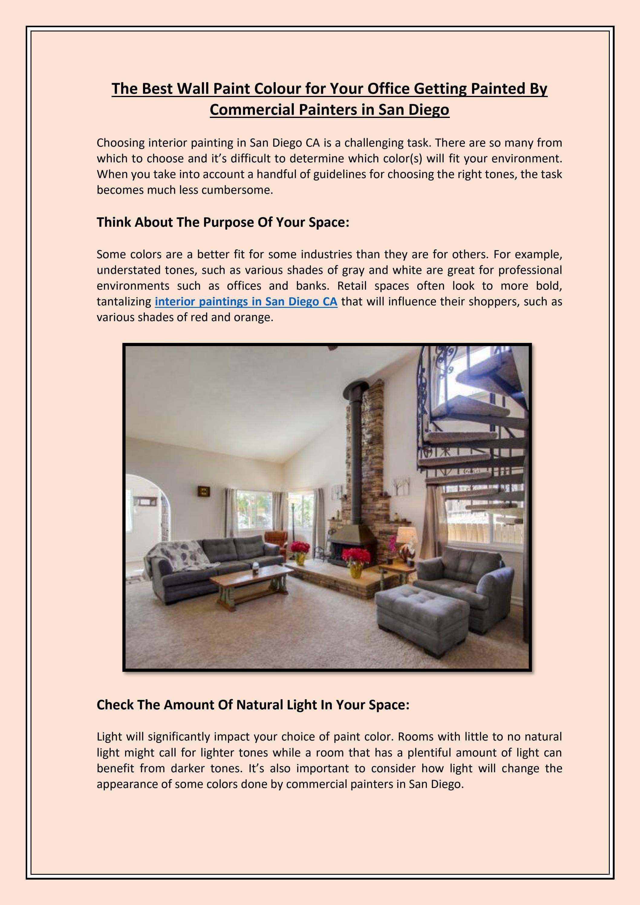 The Best Wall Paint Colour for Your Office Getting Painted By ...