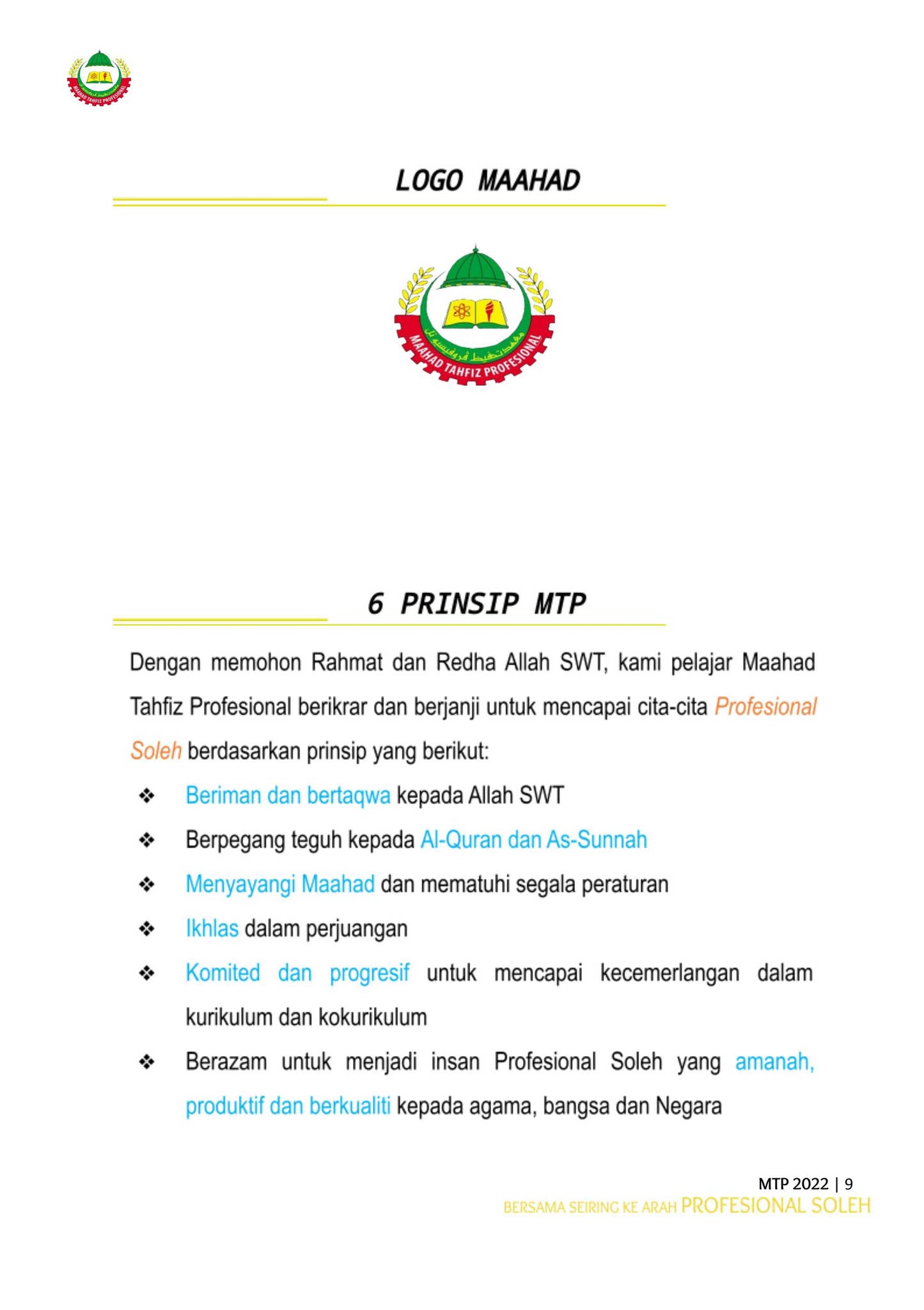 BUKU PENGURUSAN MTP 2022 - GURU & STAF by Mtp sungai petani - Issuu