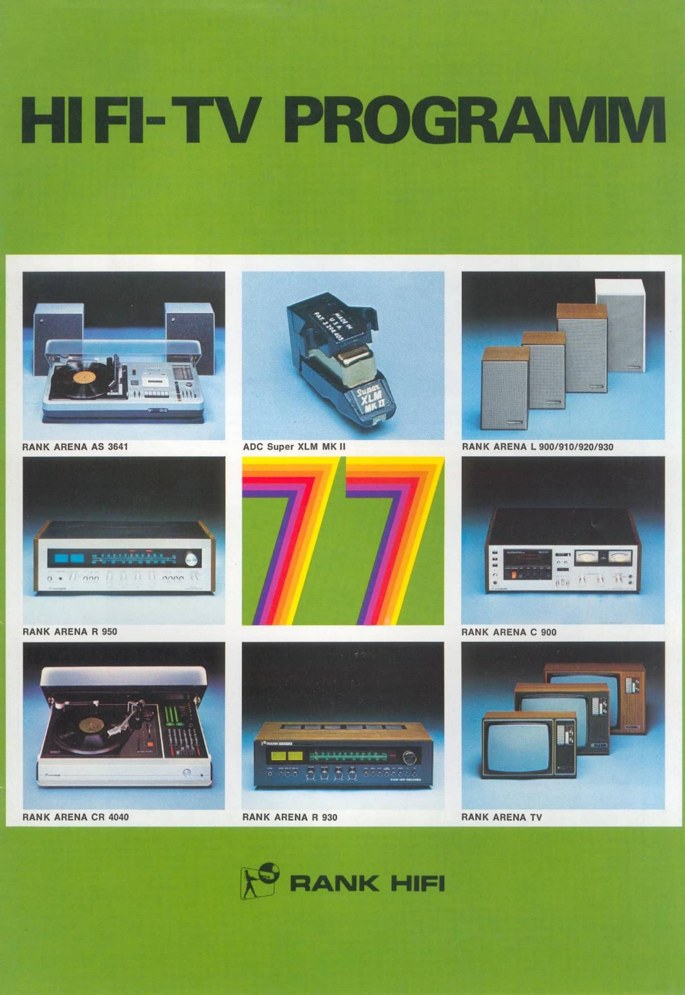 1977 Rank Arena HiFi TV Programm by Alex Chernyak - Issuu