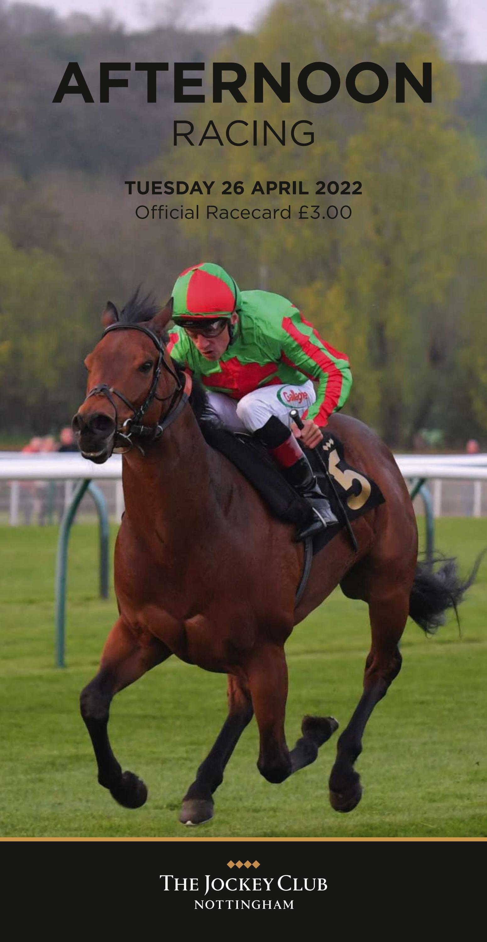 Nottingham Racecard - Tuesday 26th April by Weatherbys - Issuu