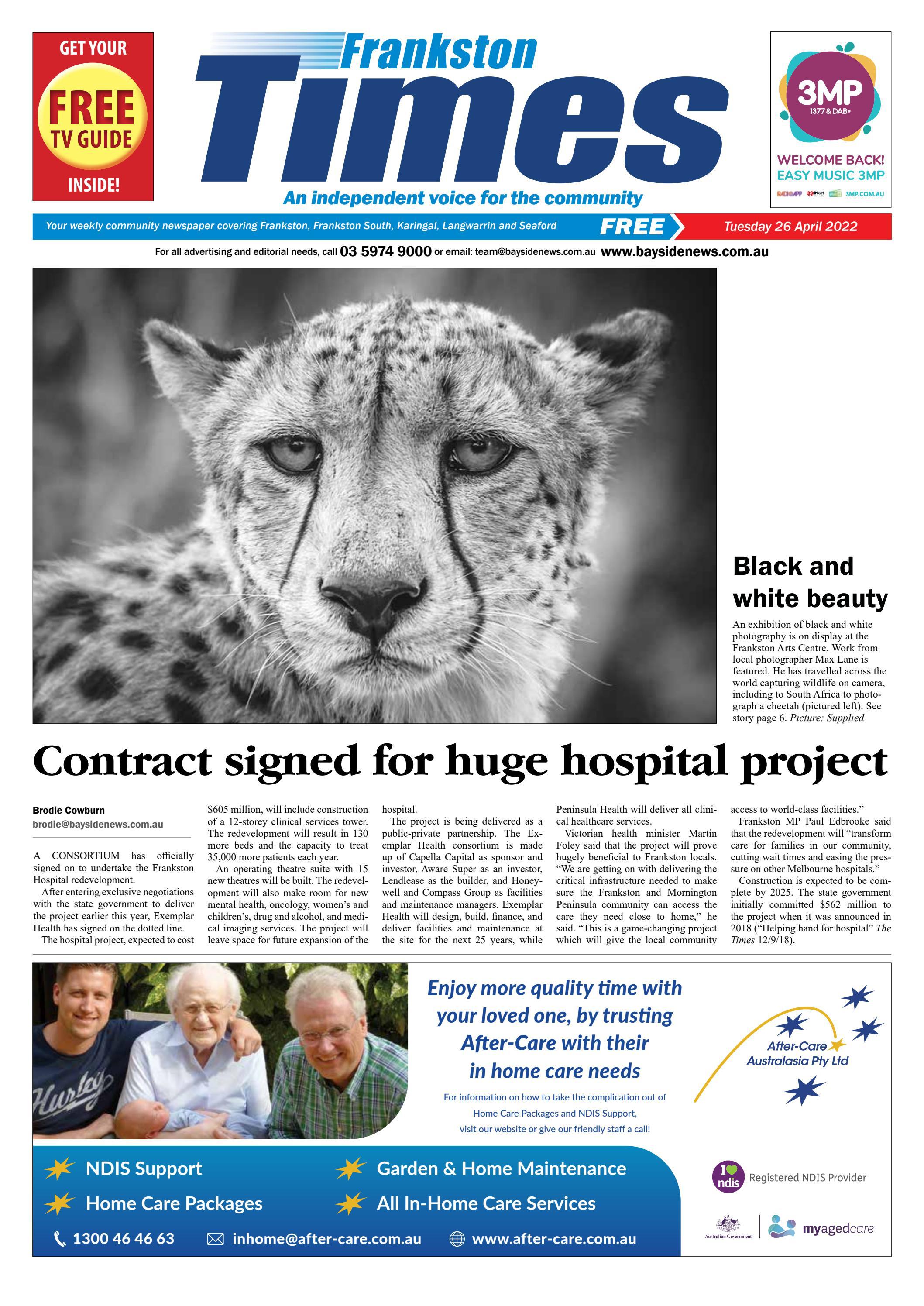 Frankston Times 26 April 2022 by Mornington Peninsula News Group - Issuu