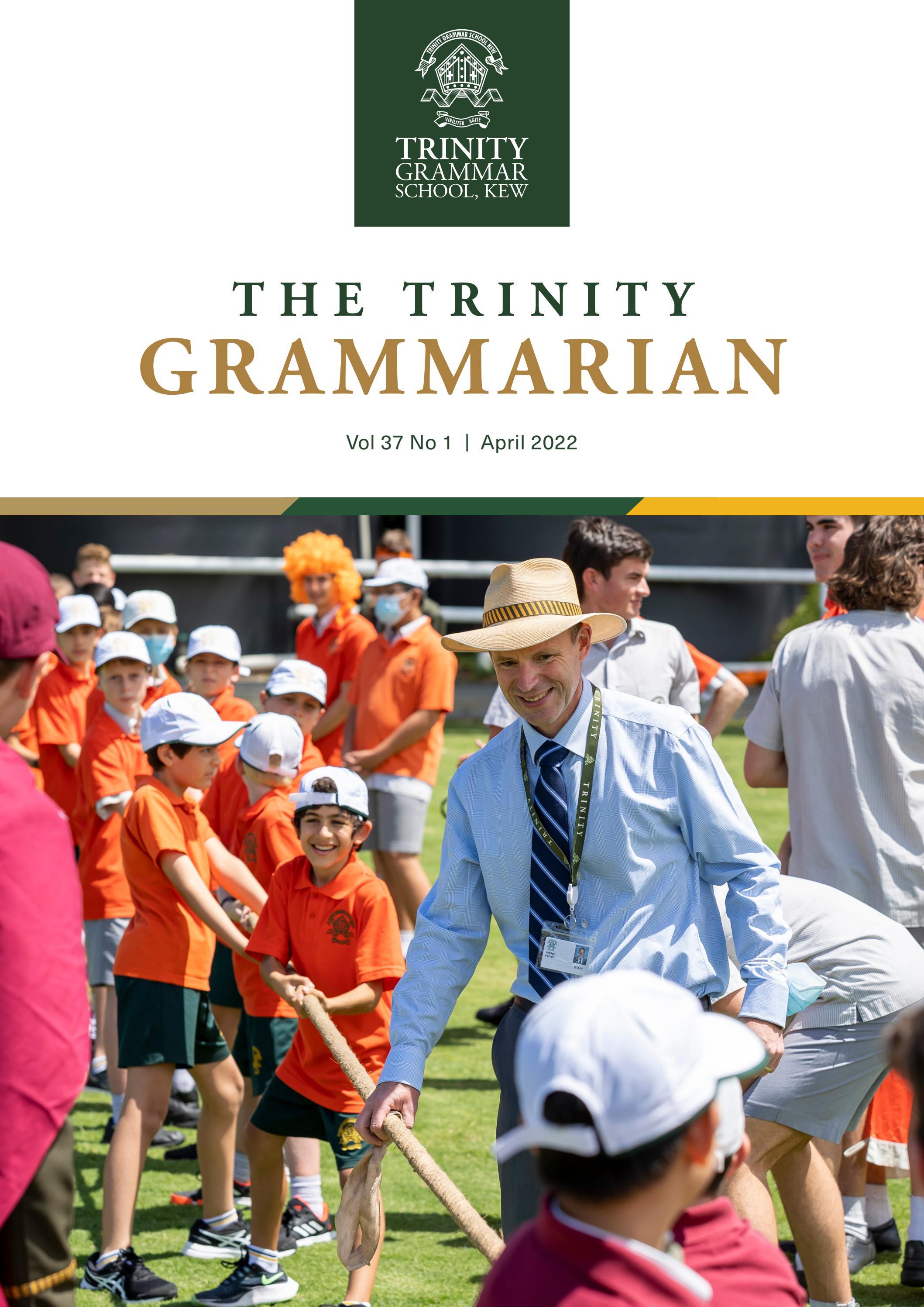The Trinity Grammarian - Vol 37 No 1 - April 2022 by Trinity Grammar ...