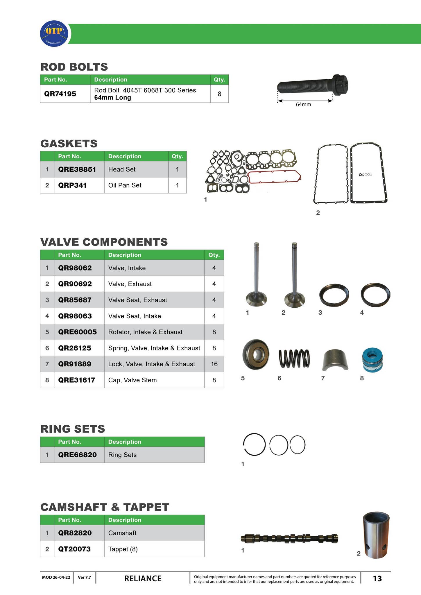 13 reliance by Quality Tractor Parts - Issuu