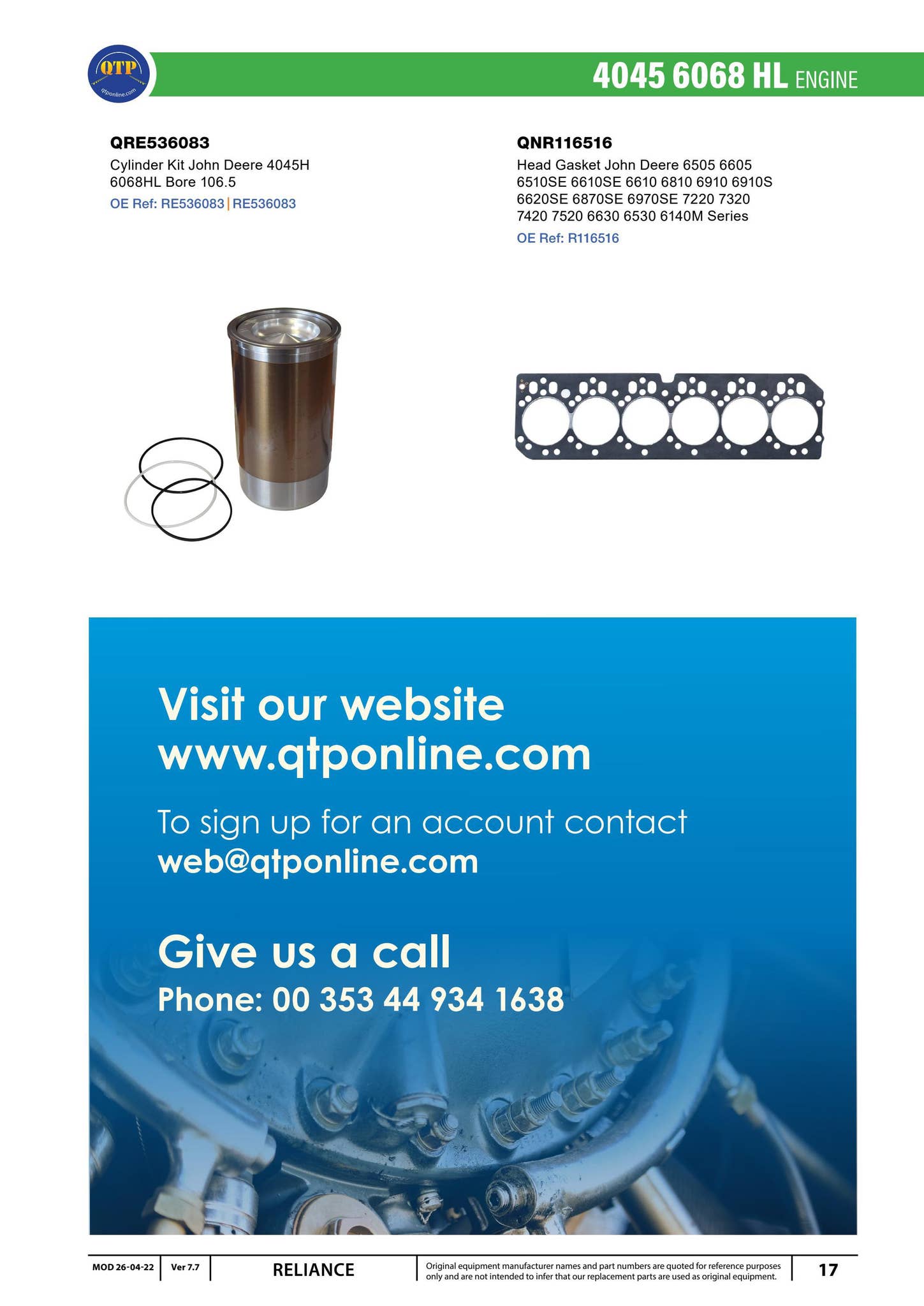 13 reliance by Quality Tractor Parts - Issuu