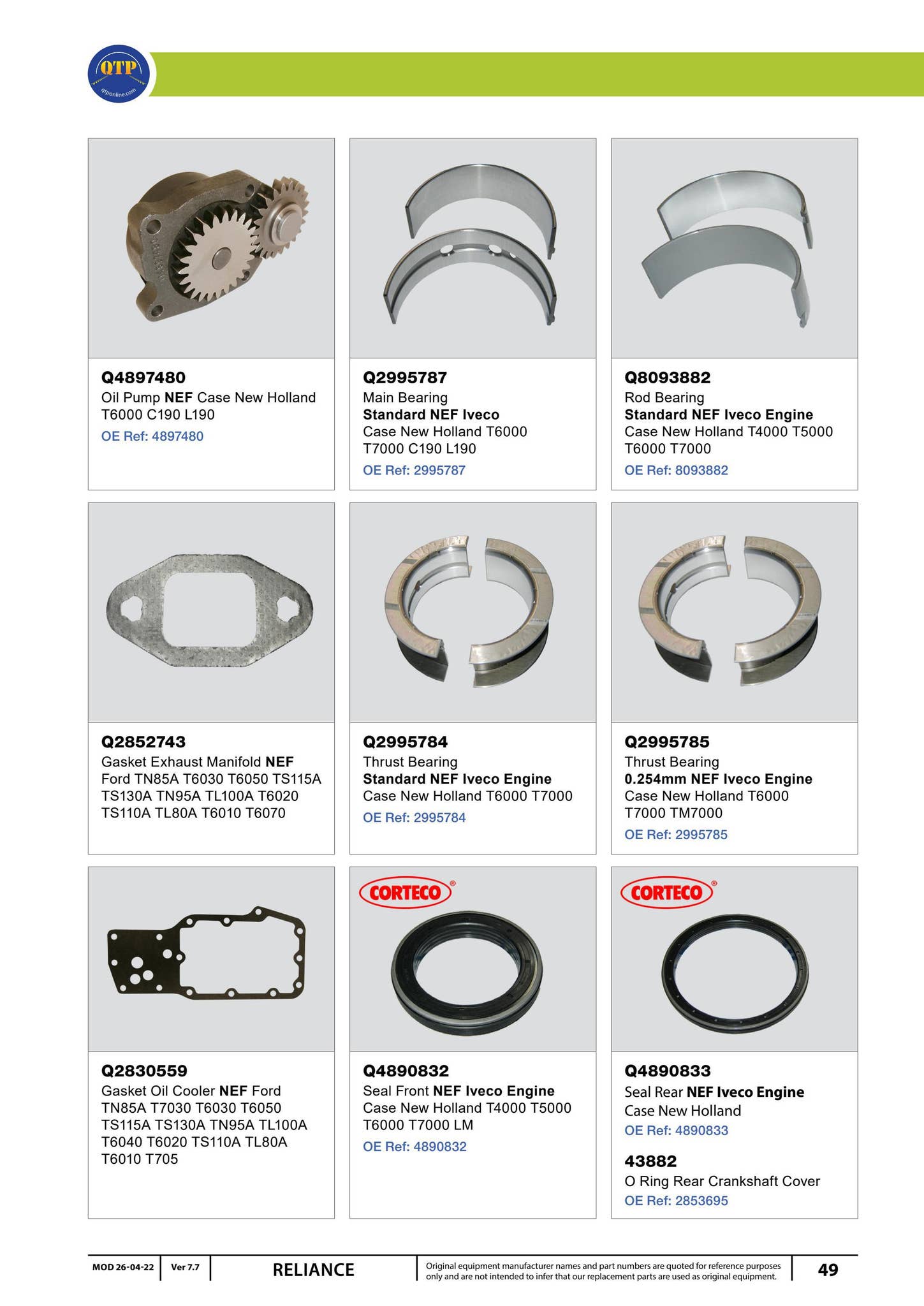 13 reliance by Quality Tractor Parts - Issuu