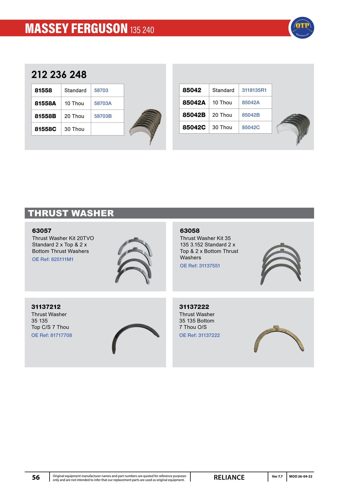 13 reliance by Quality Tractor Parts - Issuu