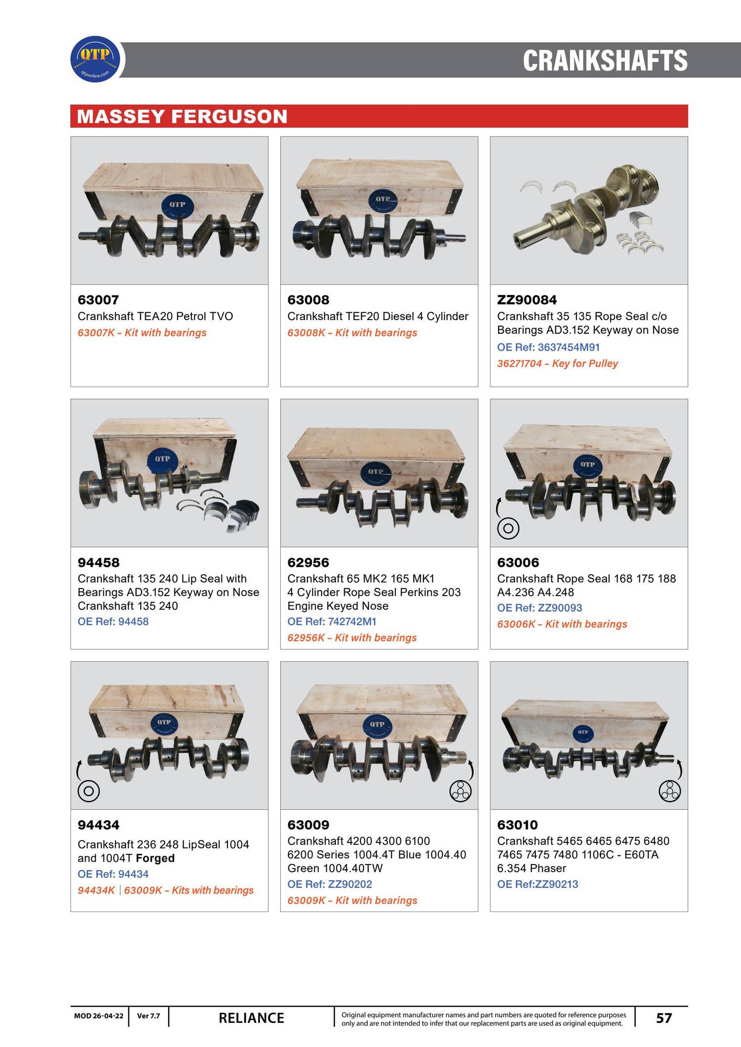 13 reliance by Quality Tractor Parts - Issuu
