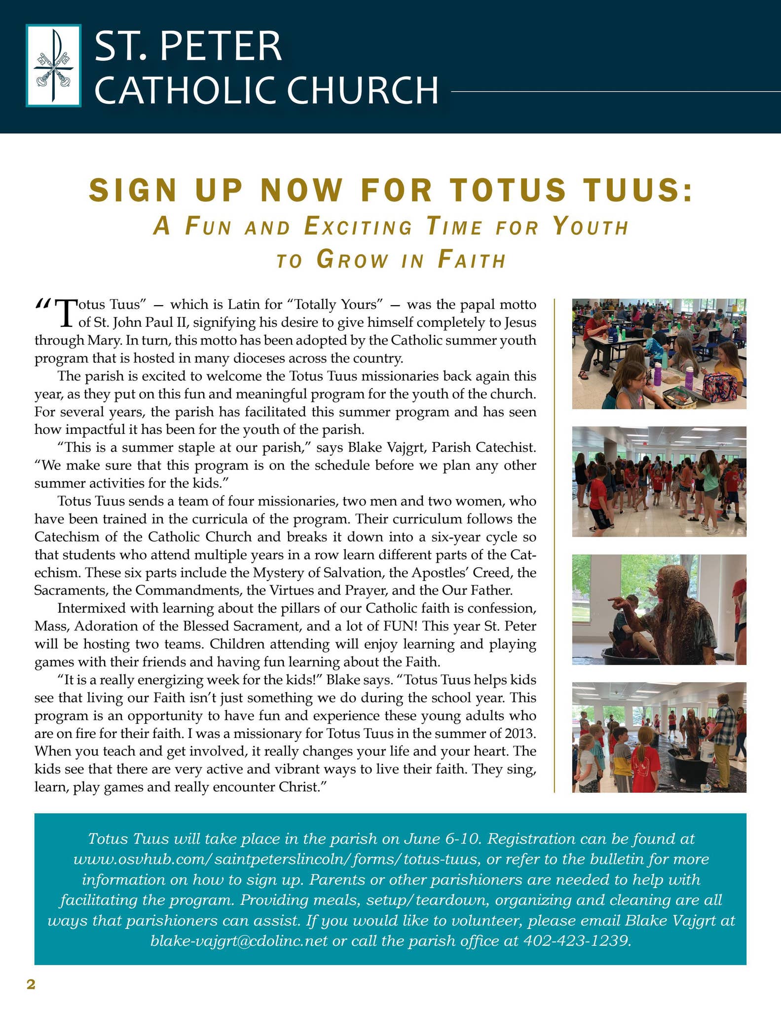 St. Peter Catholic Church Newsletter — May 2022 by Catholic Stewardship ...