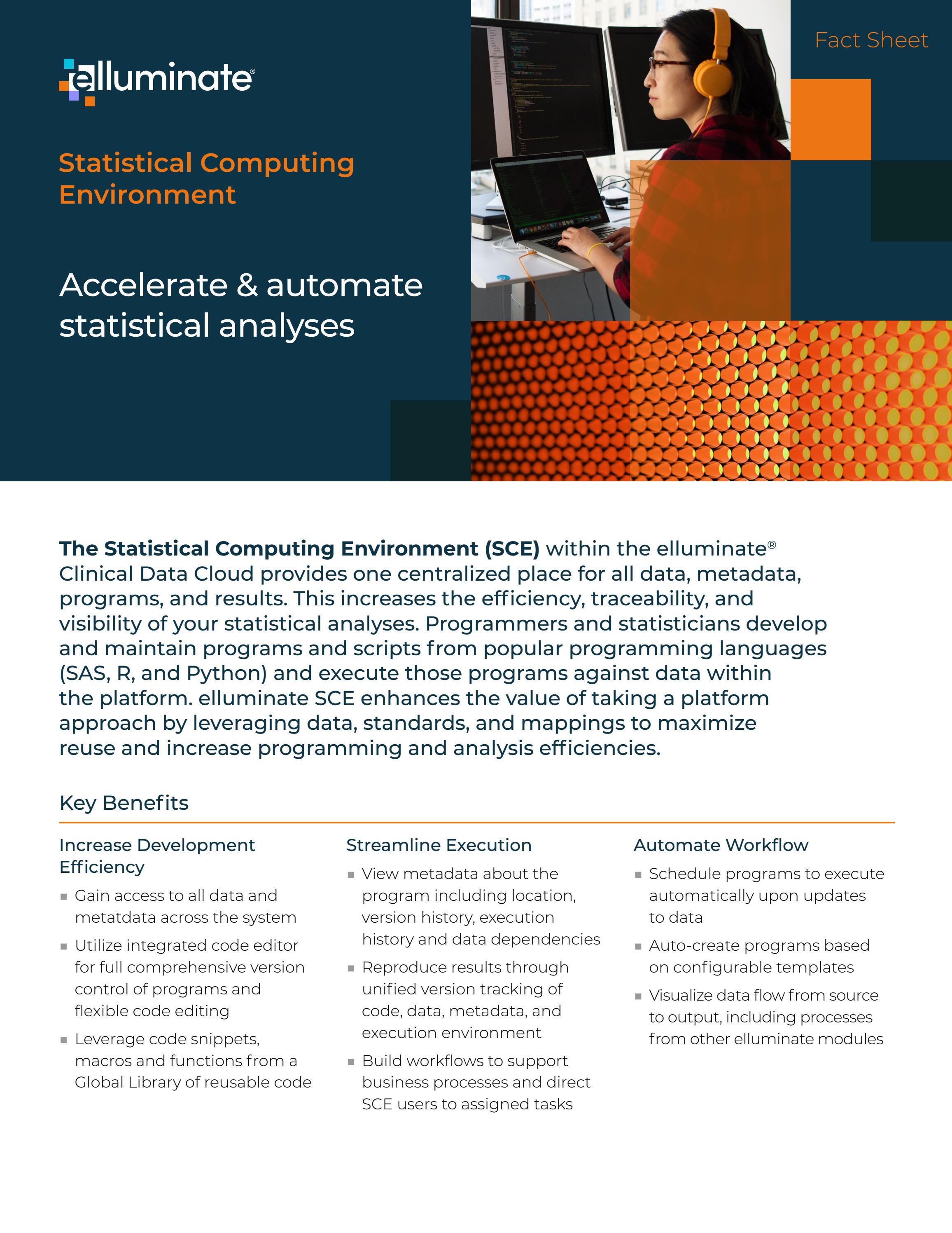 Statistical Computing Environment Fact Sheet by eClinical Solutions - Issuu